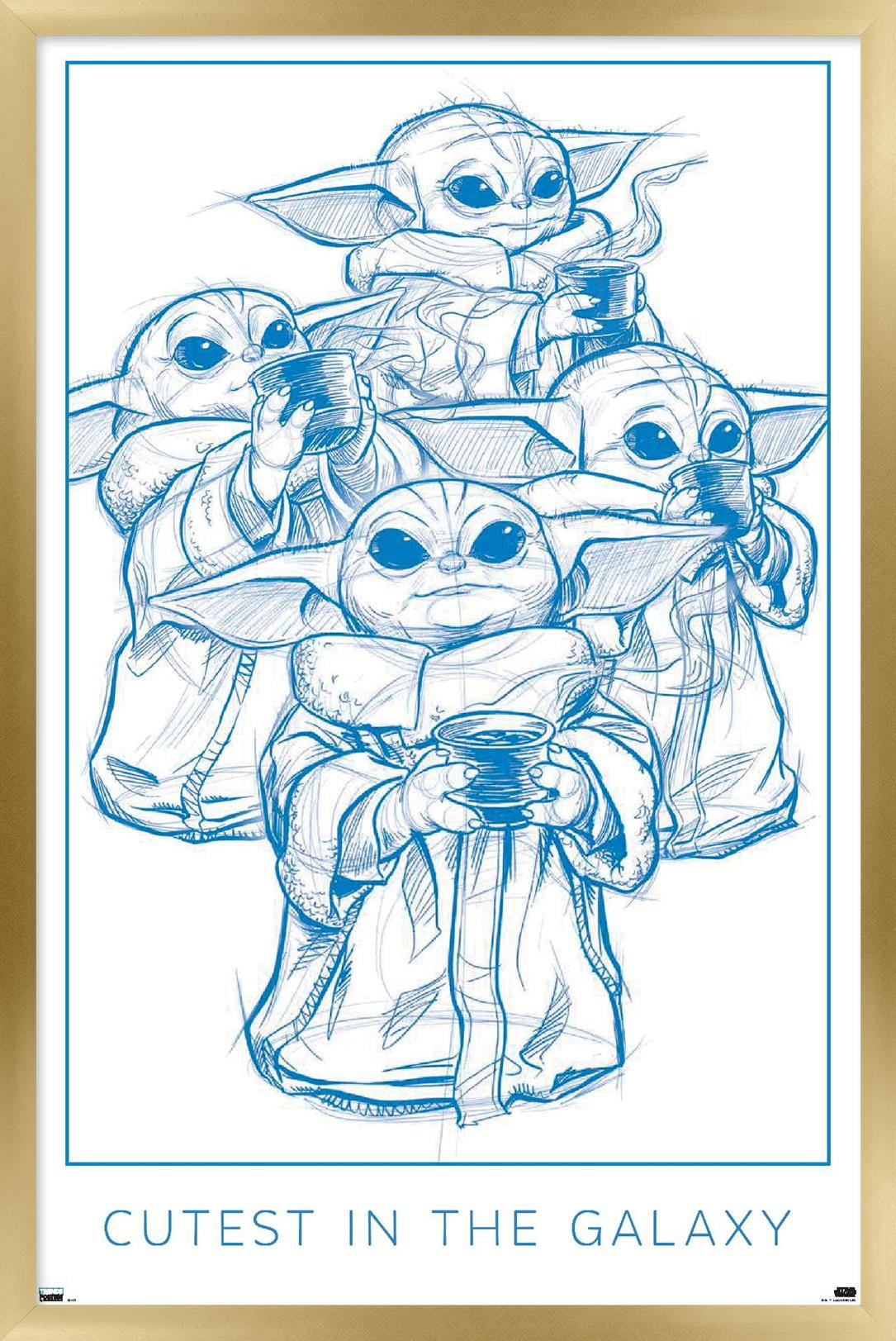Star Wars: The Mandalorian: Grogu Moments - Cutest Wall Poster, 22.375 ...