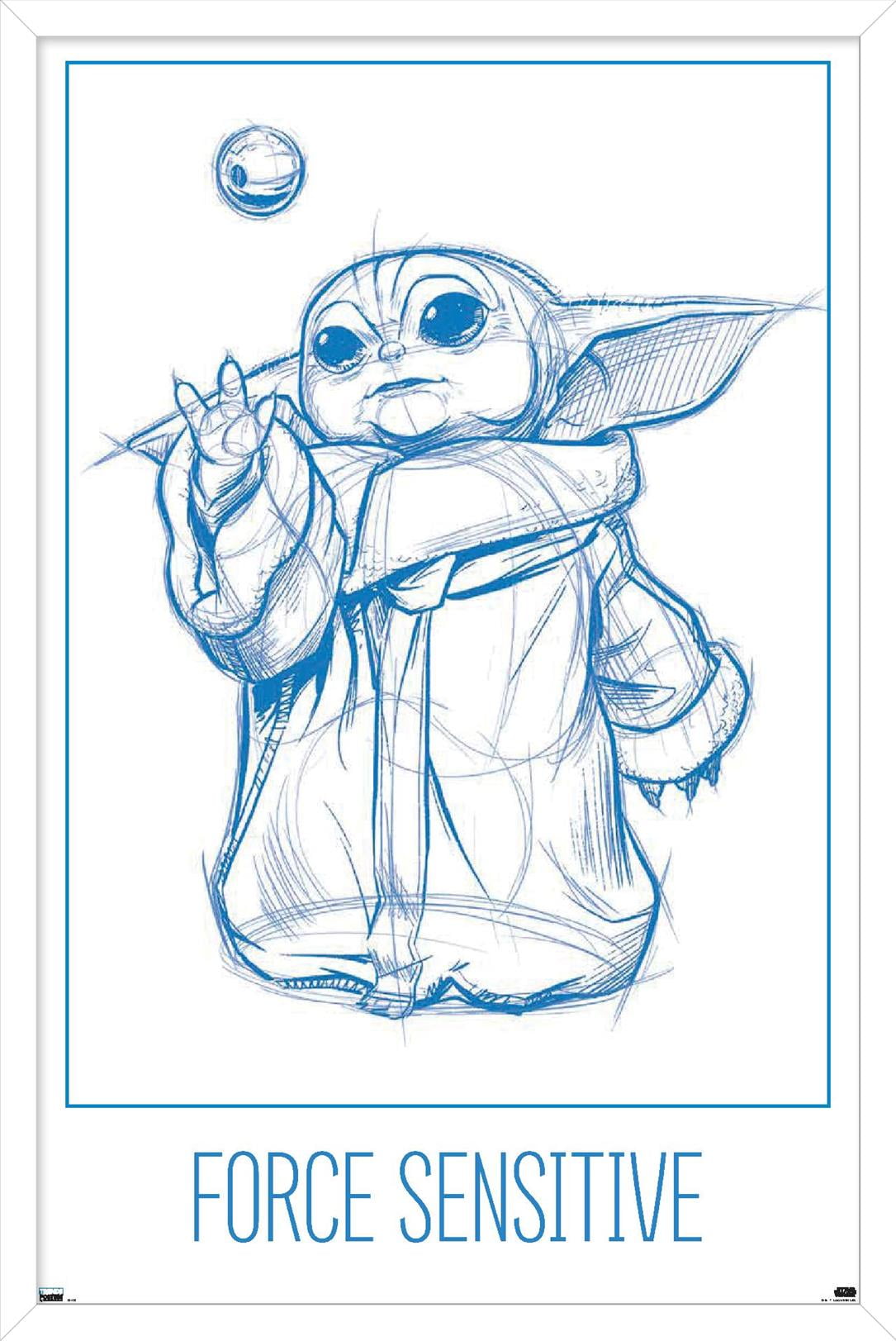 Star Wars: The Mandalorian: Grogu Moments - Force Sensitive Wall Poster ...