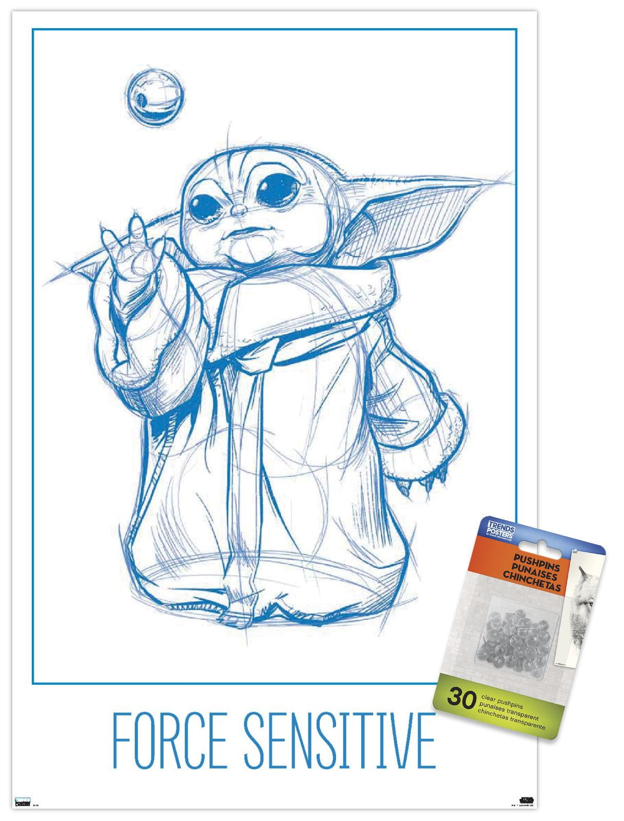 Star Wars: The Mandalorian: Grogu Moments - Force Sensitive Wall Poster ...