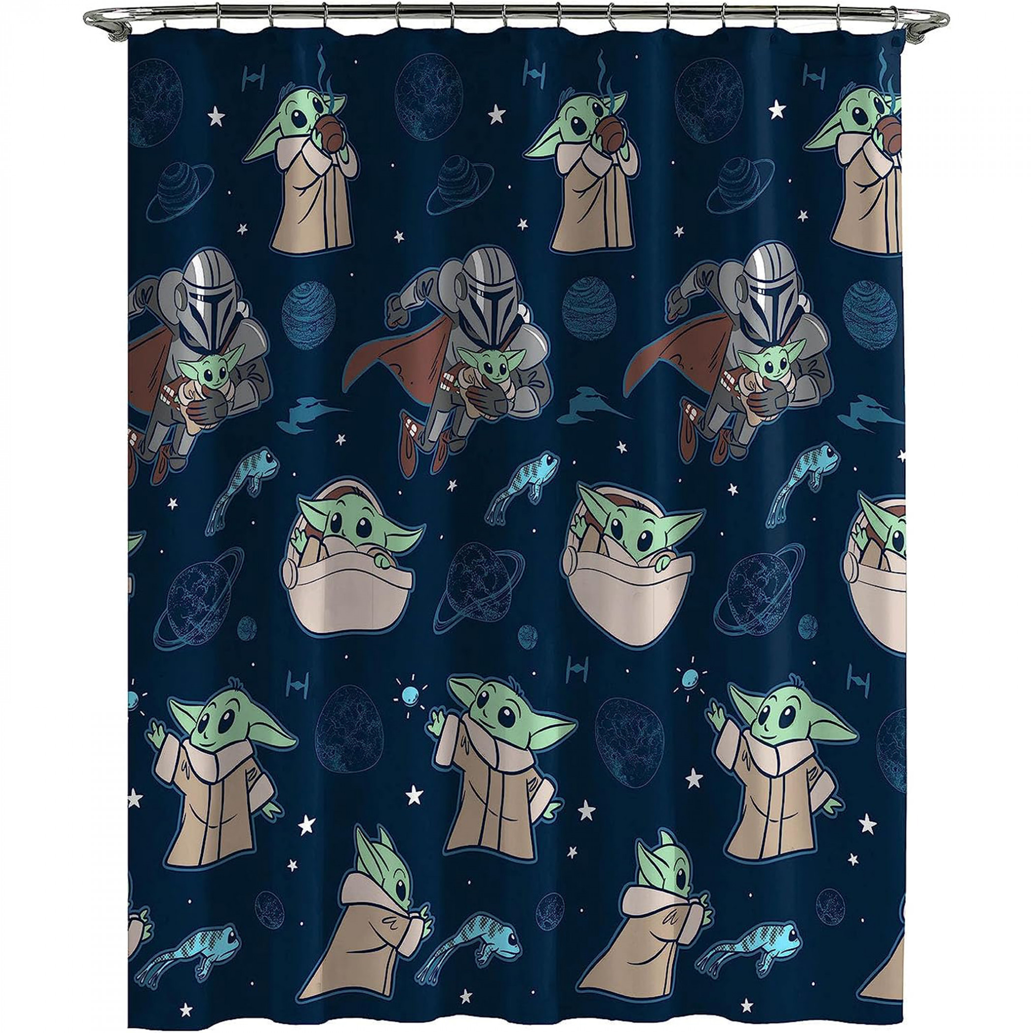 Star Wars The Mandalorian Grogu Shower Curtain - Walmart.com
