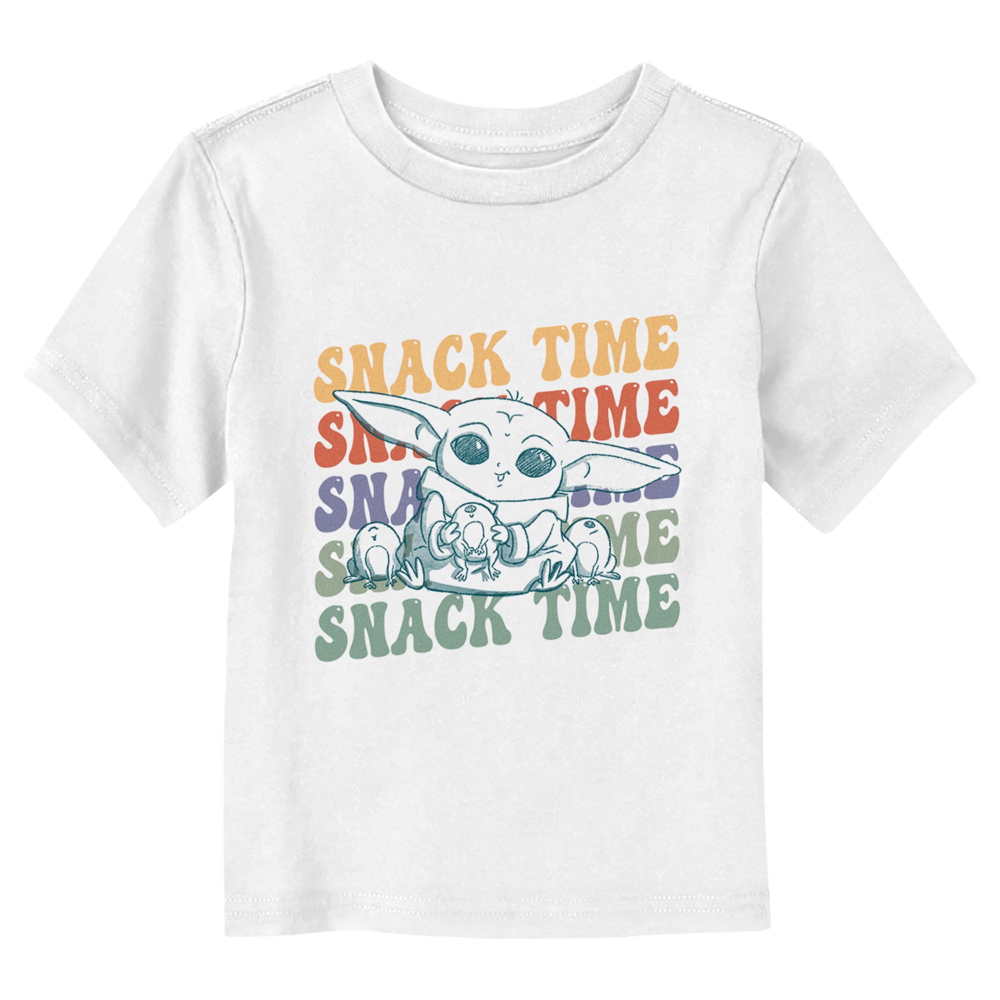 Star Wars: The Mandalorian Grogu Snack Time Graphic T-Shirt - Walmart.com