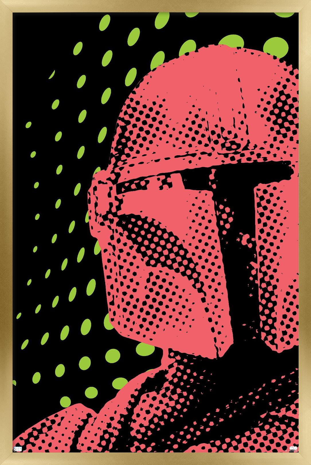 Star Wars: The Mandalorian: Grogu Street - Mando Wall Poster, 14.725" x ...