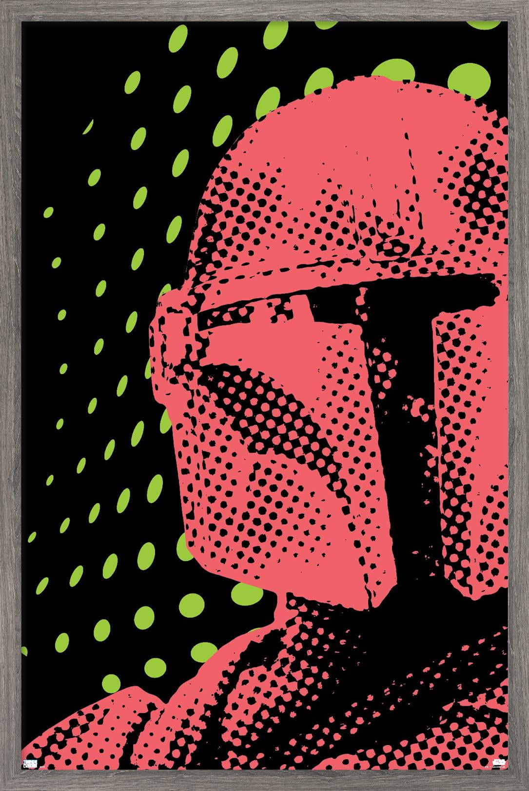 Star Wars: The Mandalorian: Grogu Street - Mando Wall Poster, 14.725" x ...