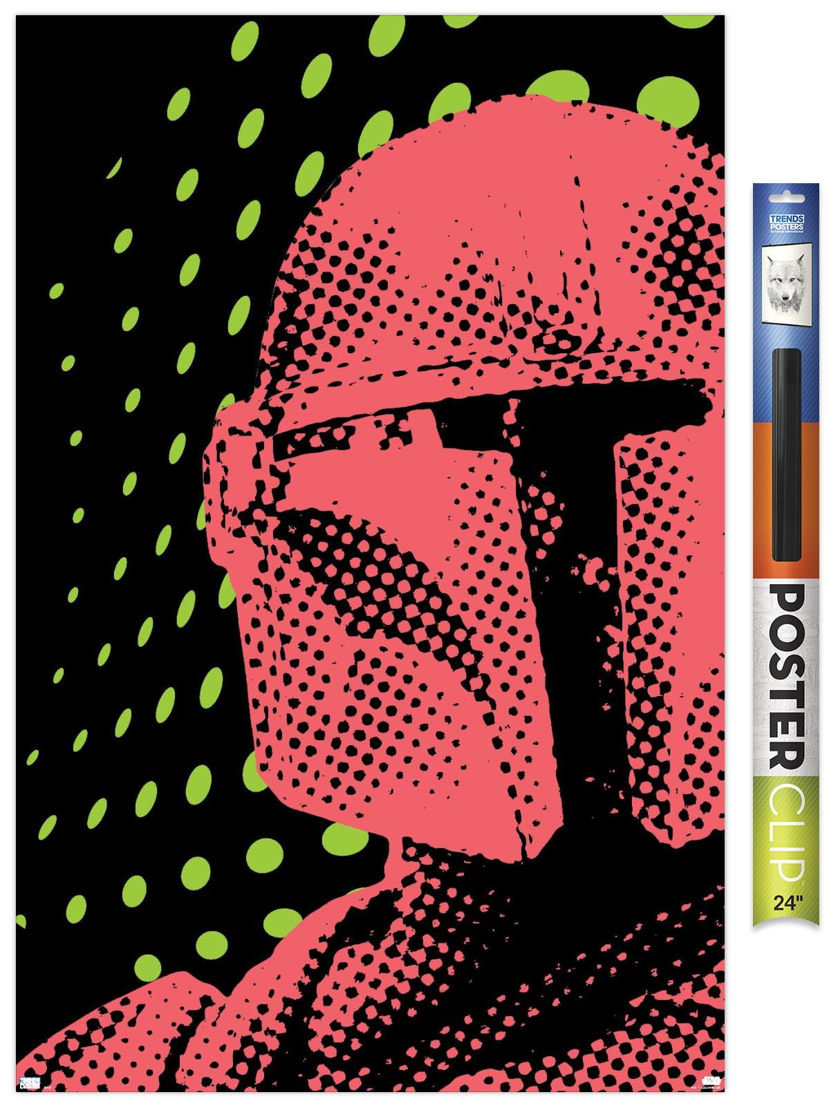 Star Wars: The Mandalorian: Grogu Street - Mando Wall Poster, 22.375" x ...
