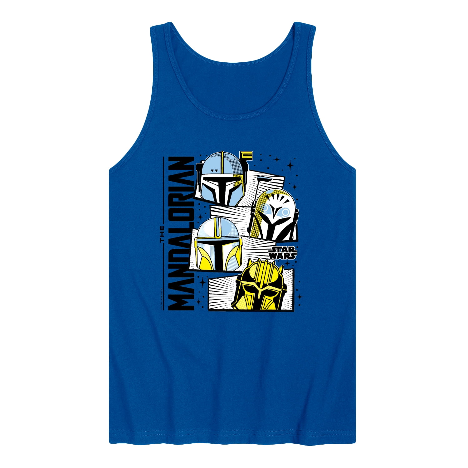 Star Wars - The Mandalorian Mando Helmet Grid - Men's Sleeveless ...