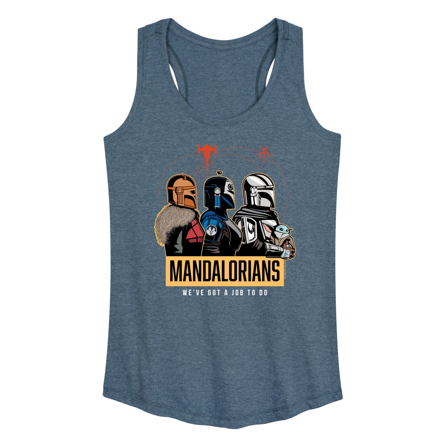 Star Wars - The Mandalorian Mando Space - Wo Men's Racerback Graphic ...