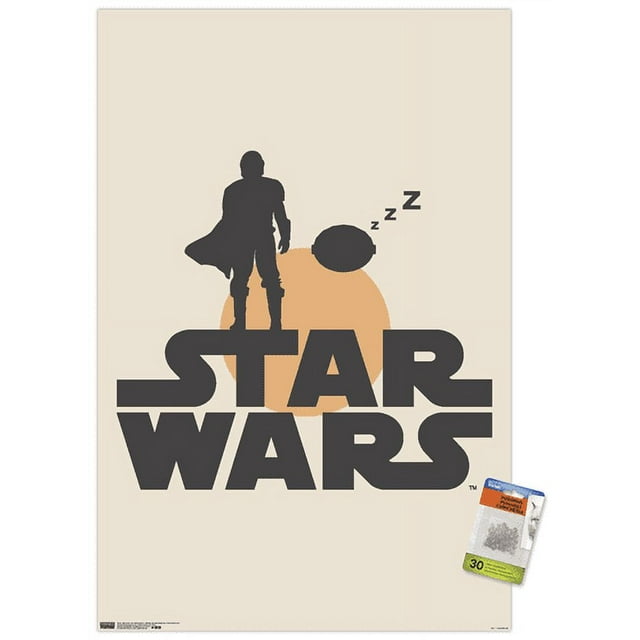 Star Wars: The Mandalorian - Mando and Sleeping The Child Illustration ...