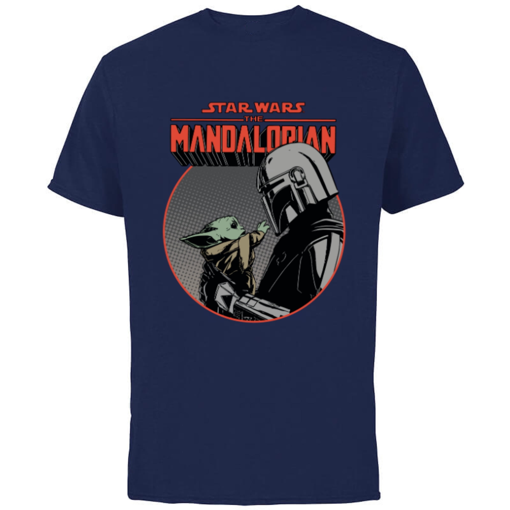 Star Wars The Mandalorian Mando and the Child Retro - Short Sleeve ...