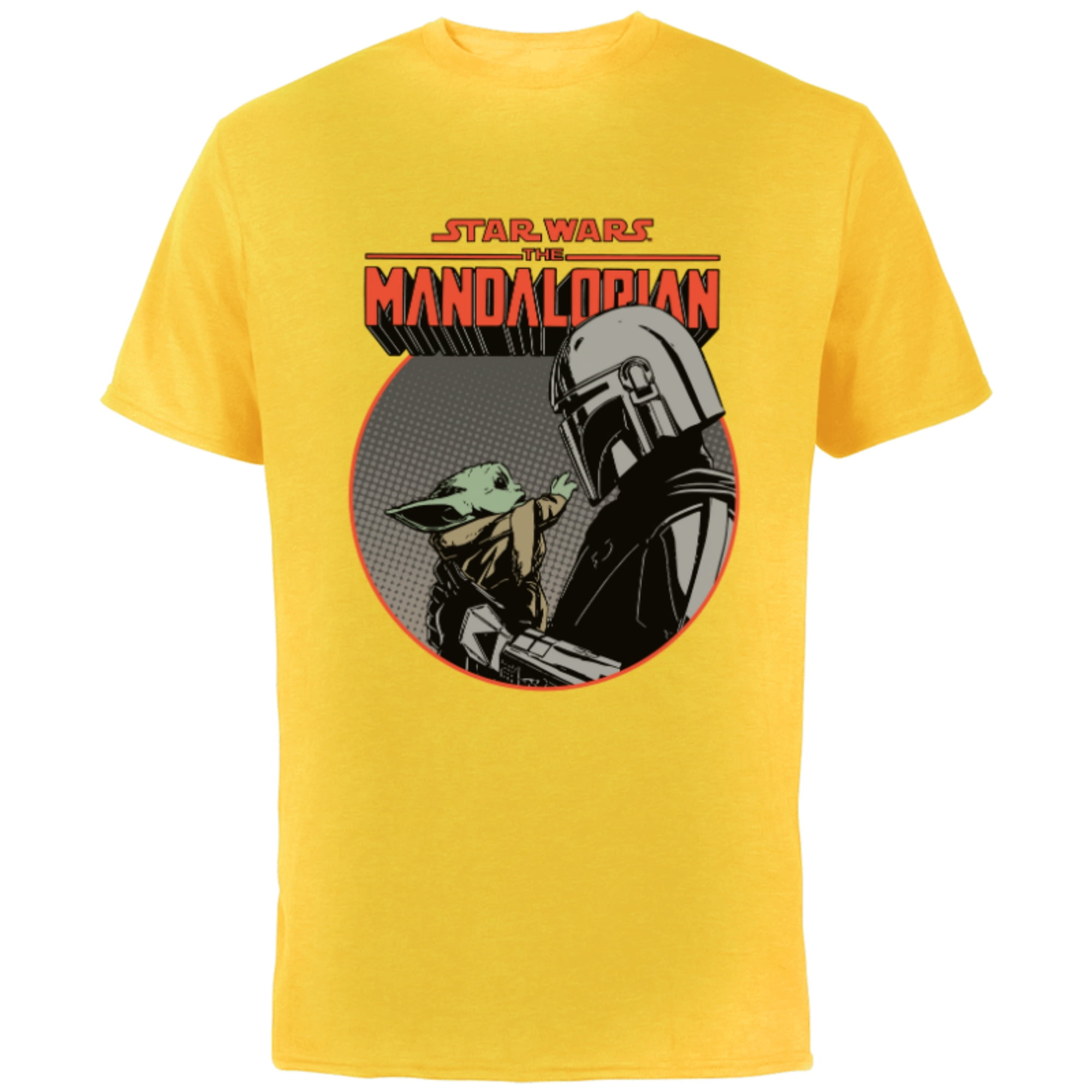 Star Wars The Mandalorian Mando and the Child Retro - Short Sleeve ...