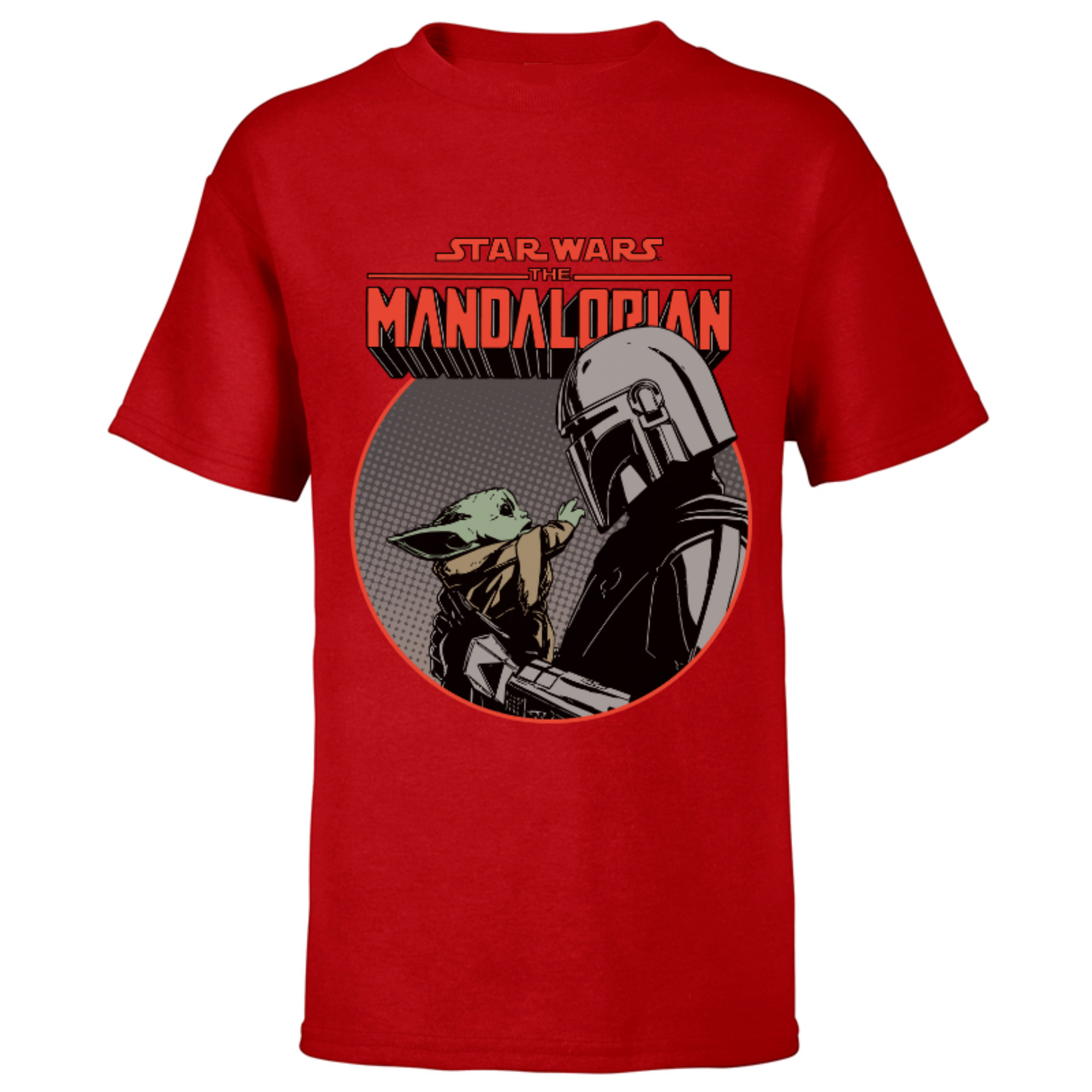 Star Wars The Mandalorian Mando and the Child Retro - Short Sleeve T ...