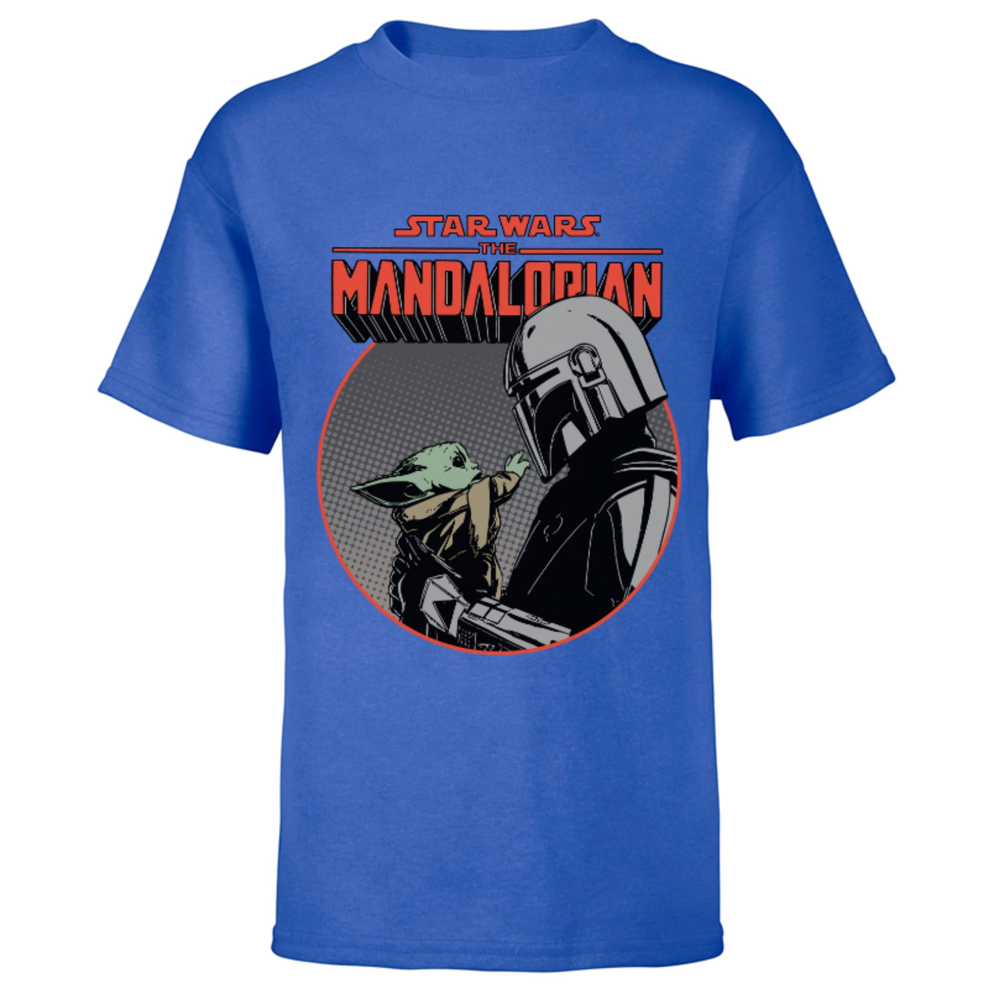 Star Wars The Mandalorian Mando and the Child Retro - Short Sleeve T ...