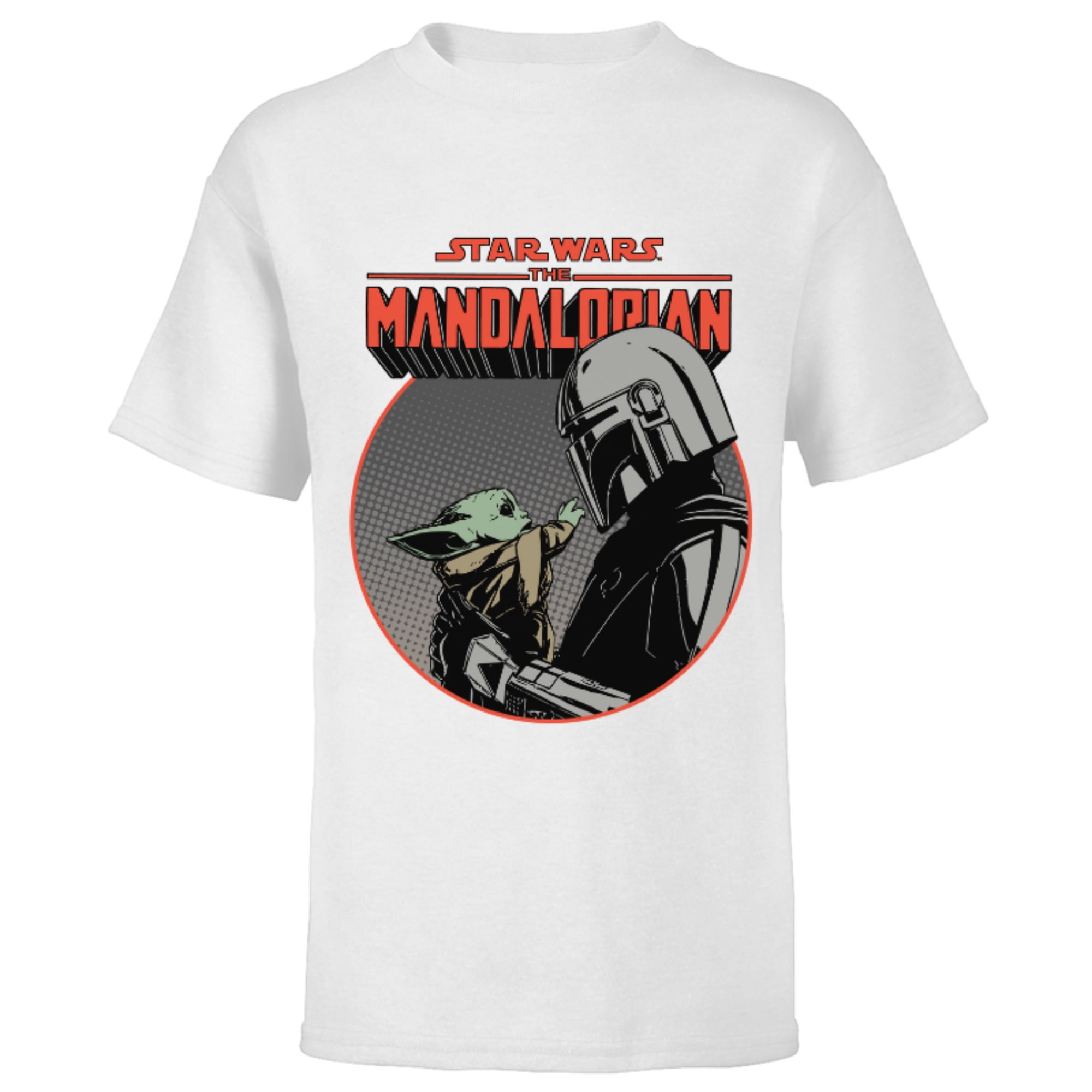 Star Wars The Mandalorian Mando and the Child Retro - Short Sleeve T ...
