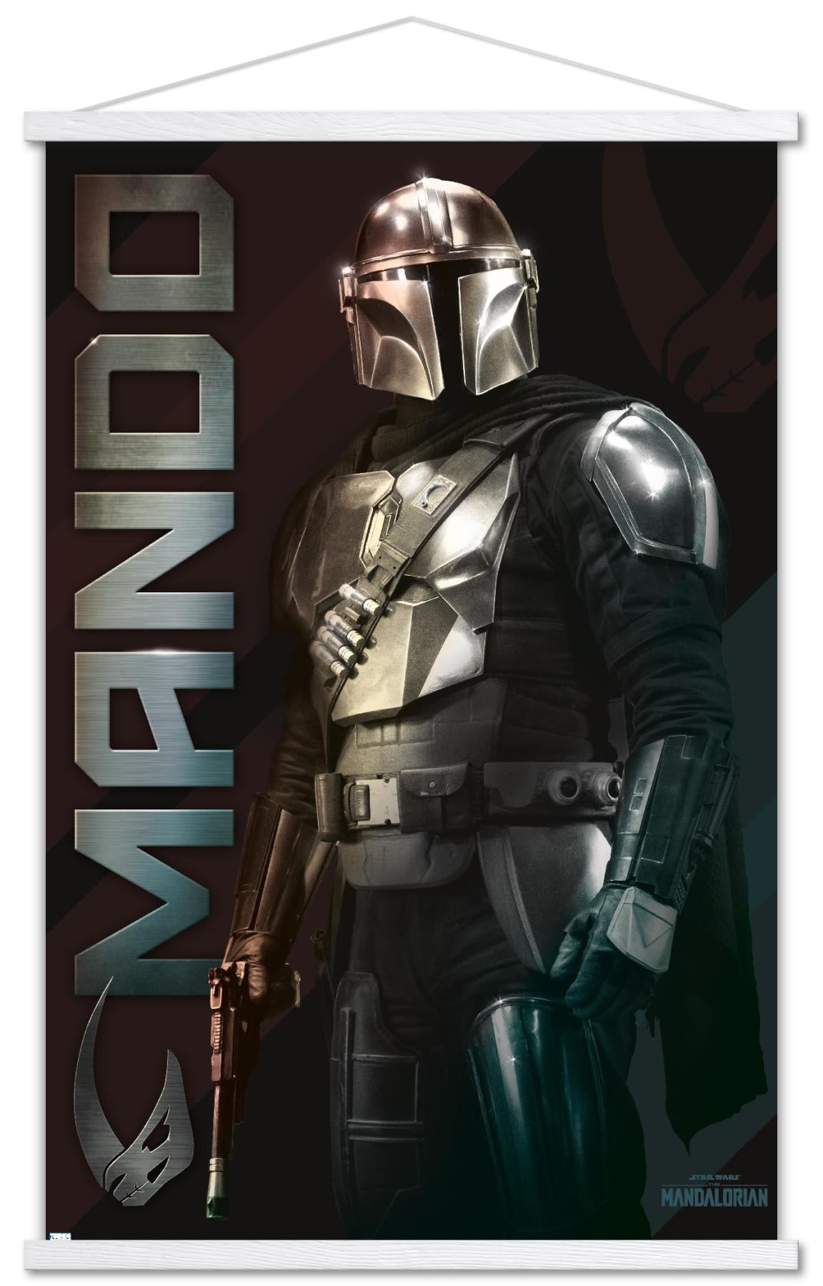 Star Wars: The Mandalorian - Name Wall Poster with Wooden Magnetic ...