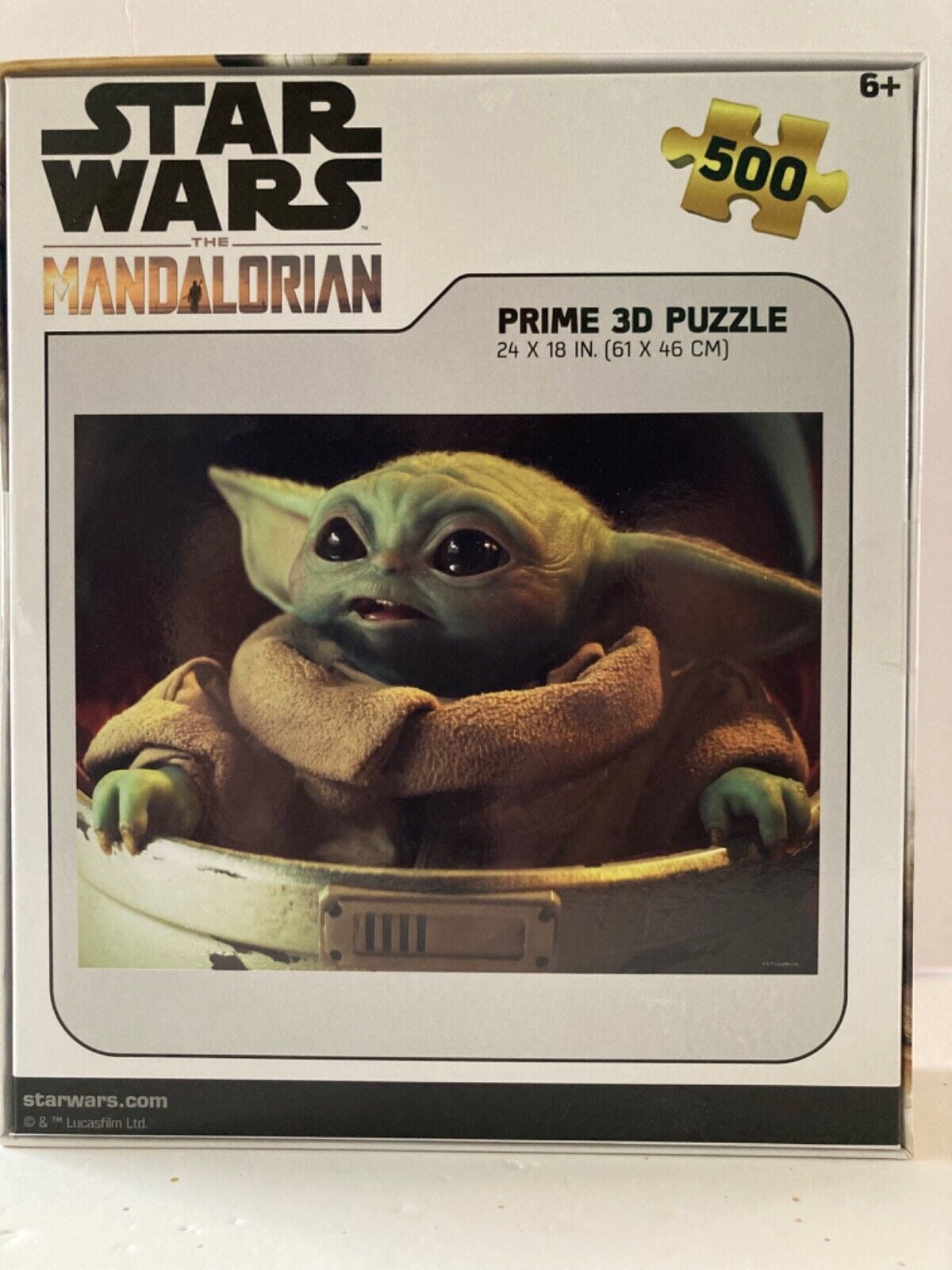Disney The Mandalorian Prime 500-Piece Grogu Cardboard 3D Puzzles ...