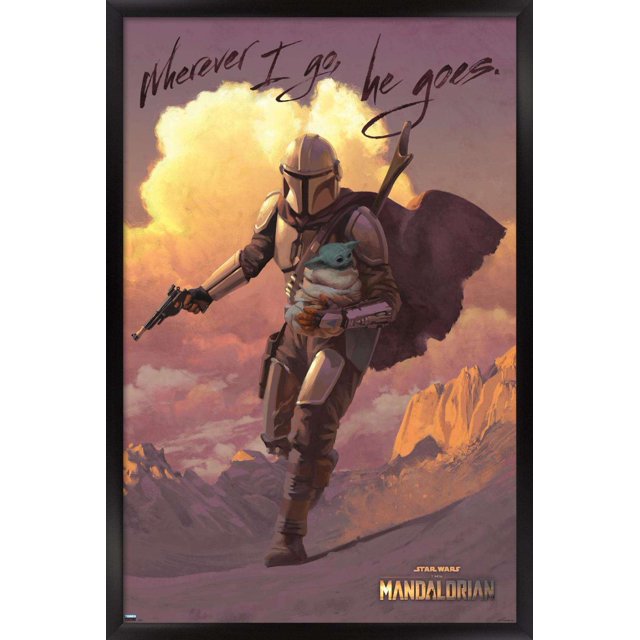 Star Wars: The Mandalorian - Protect Wall Poster, 14.725" x 22.375 ...