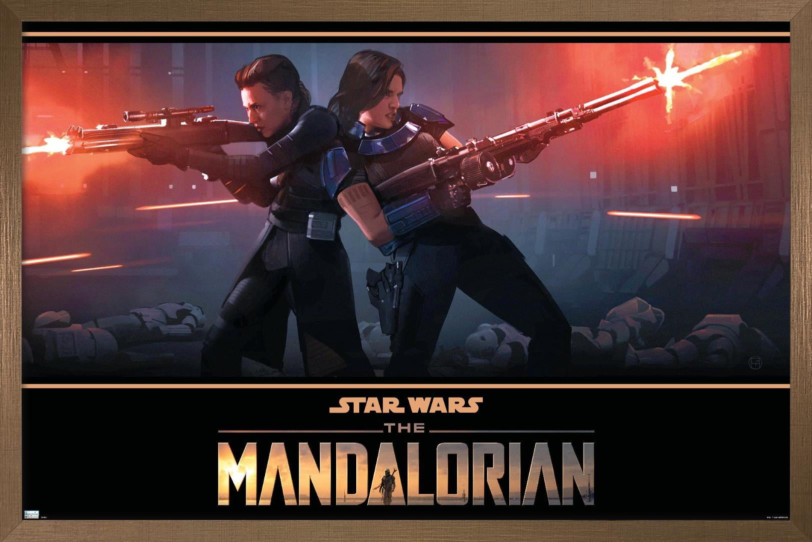 Star Wars: The Mandalorian Season 2 - Back to Back Wall Poster, 22.375 ...
