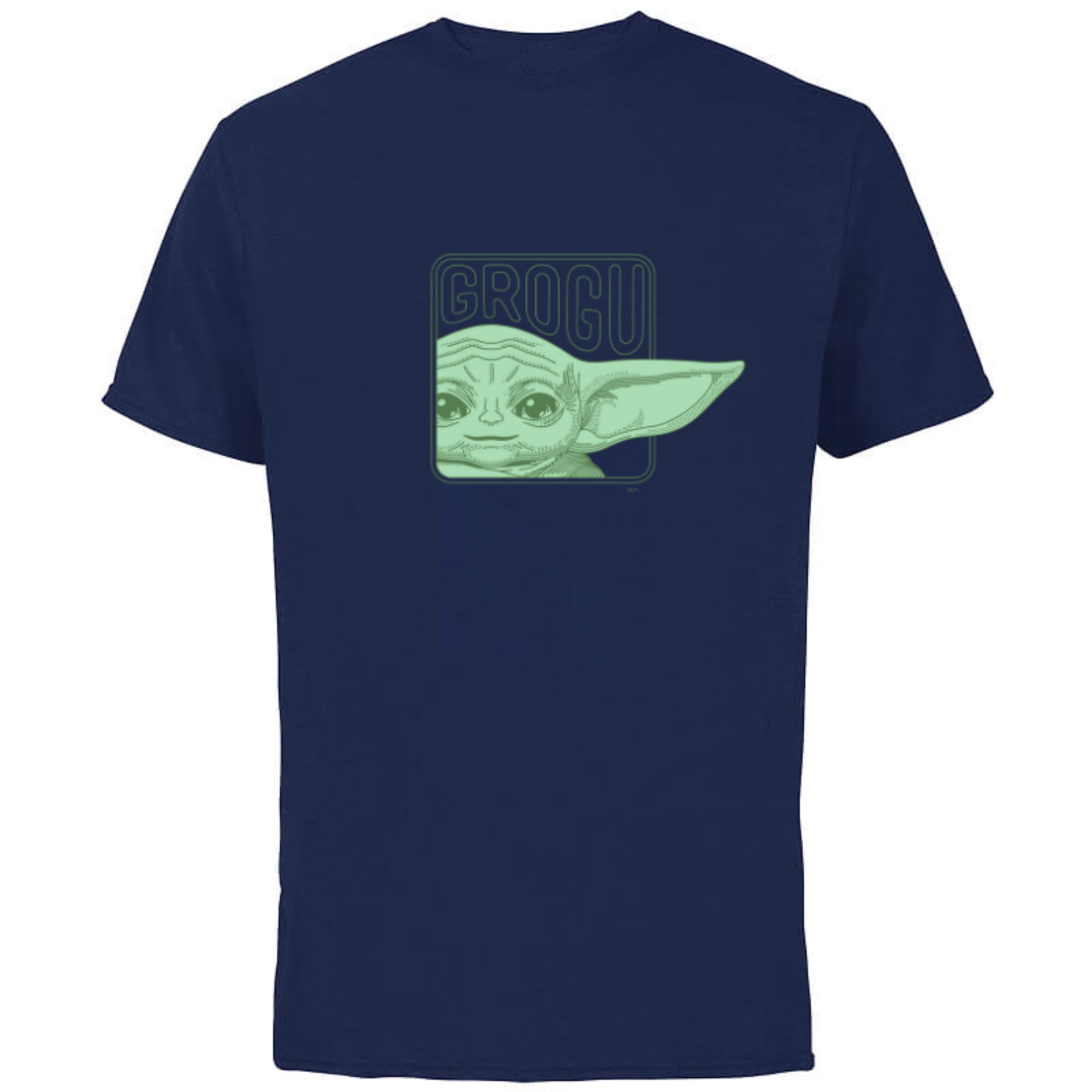 Star Wars The Mandalorian Season 3 Grogu Face with Name - Short Sleeve ...