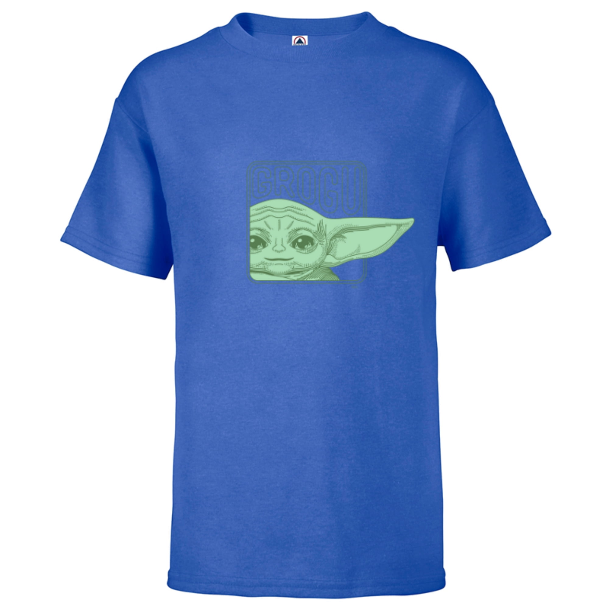 Star Wars The Mandalorian Season 3 Grogu Face with Name - Short Sleeve ...