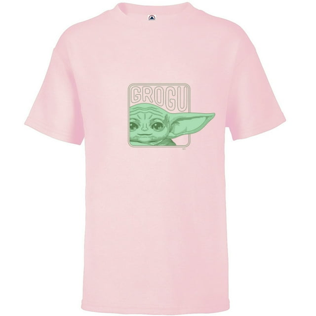 Star Wars The Mandalorian Season 3 Grogu Face with Name - Short Sleeve ...