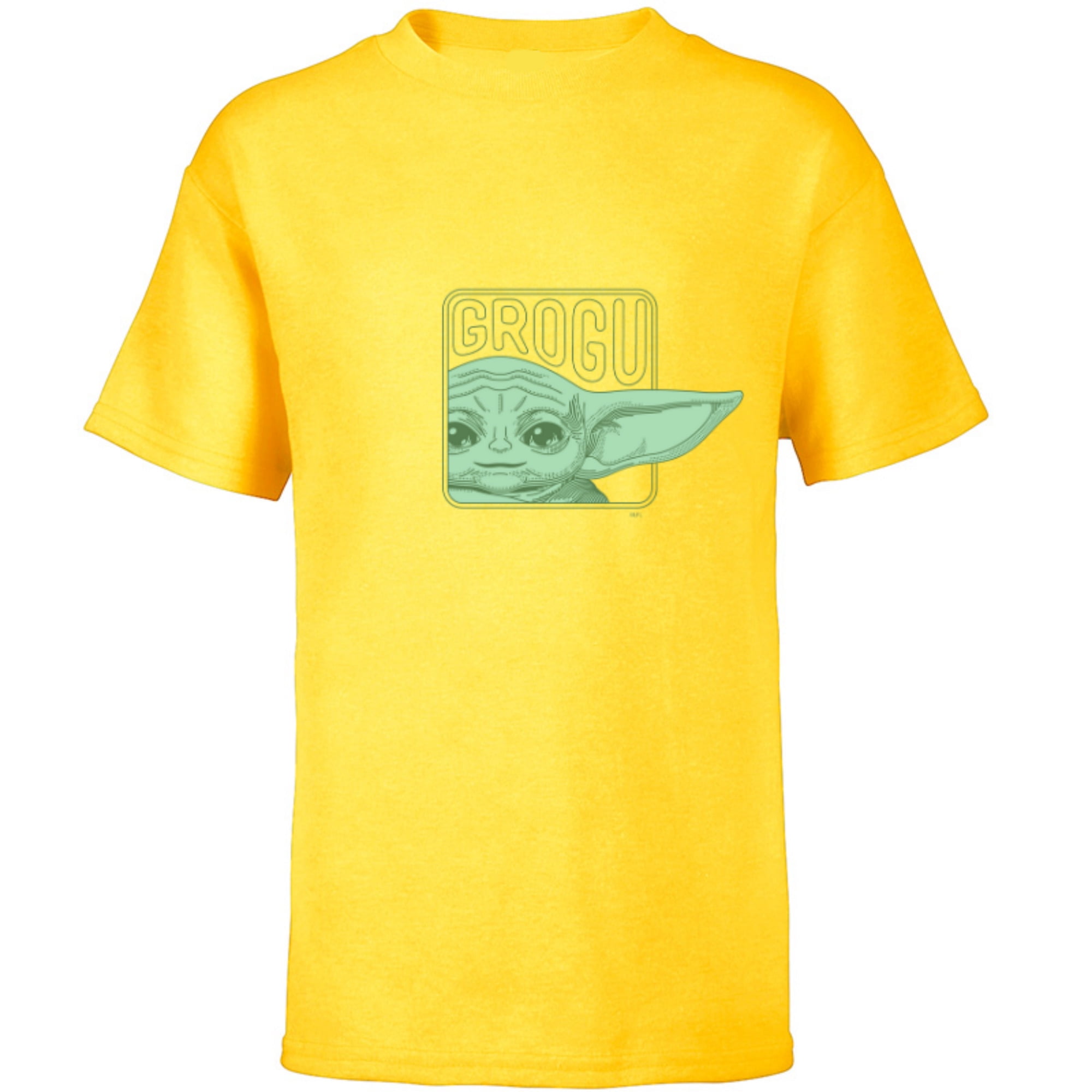 Star Wars The Mandalorian Season 3 Grogu Face with Name - Short Sleeve ...