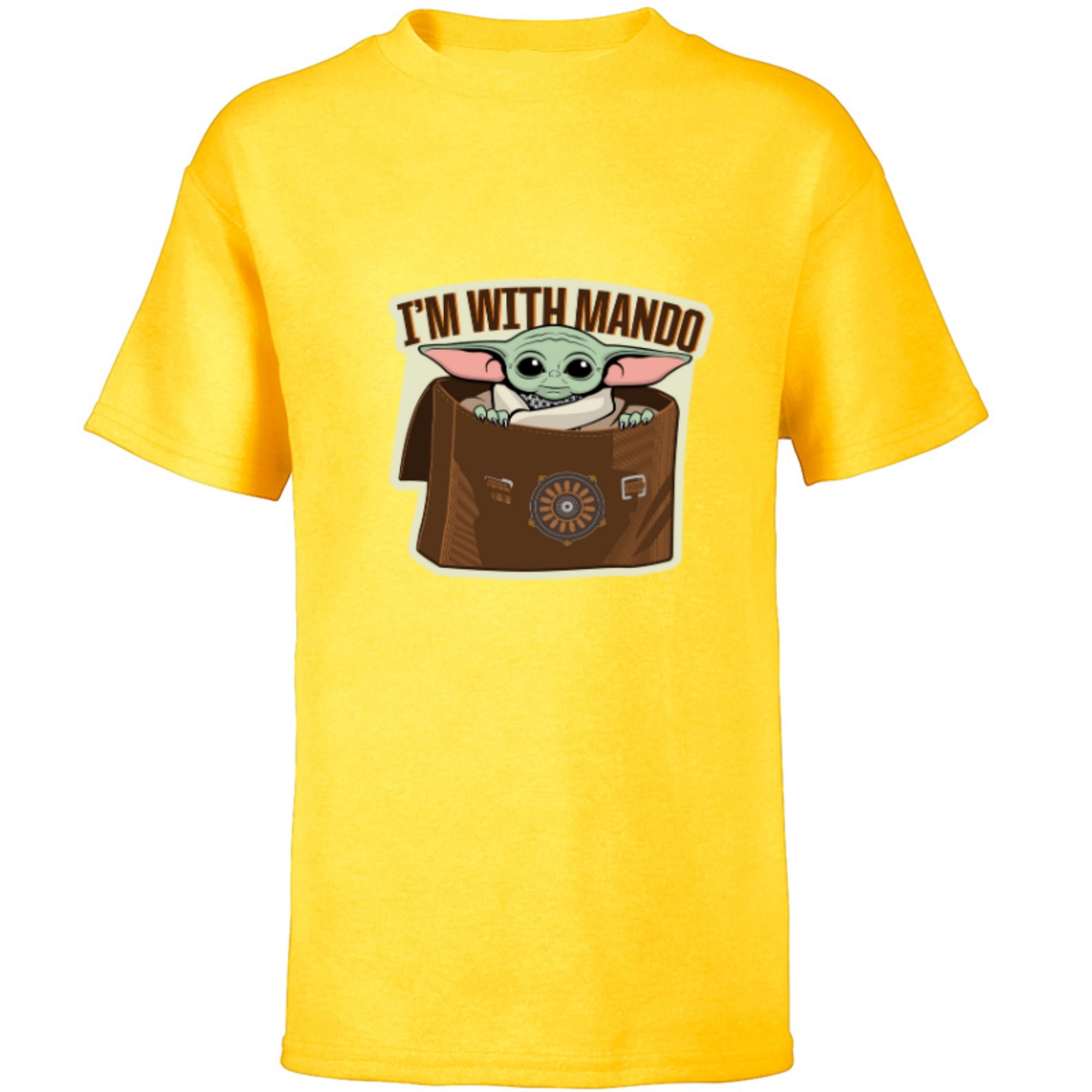 Star Wars The Mandalorian Season 3 Grogu I’m With Mando - Short Sleeve ...
