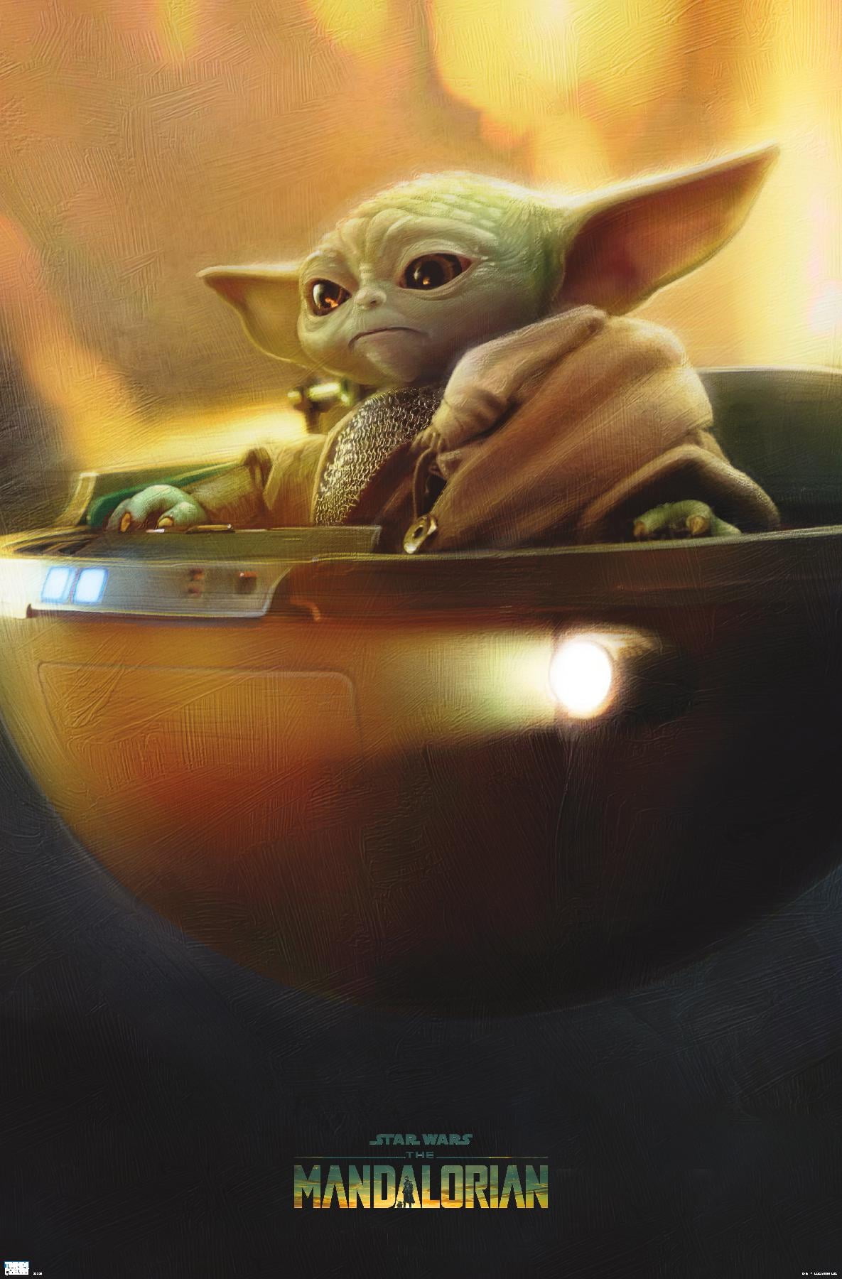 Star Wars: The Mandalorian Season 3 - Grogu in Pod Wall Poster, 22.375 ...