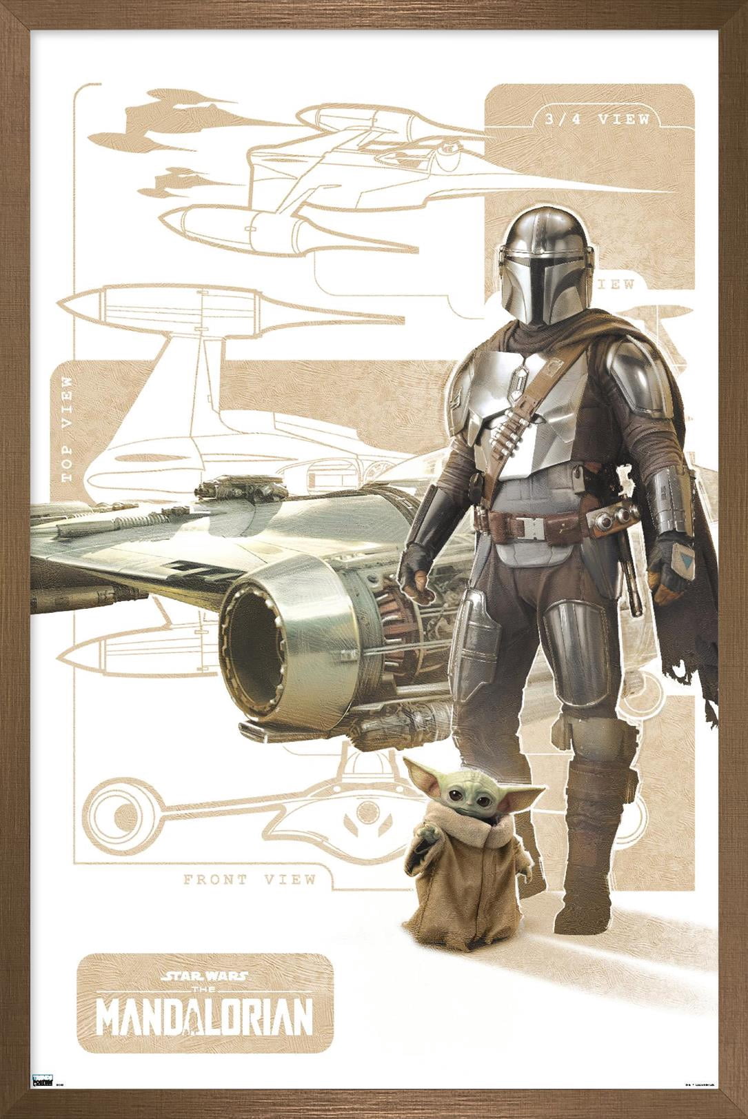 Star Wars: The Mandalorian Season 3 - N1 Starfighter Wall Poster, 22. ...