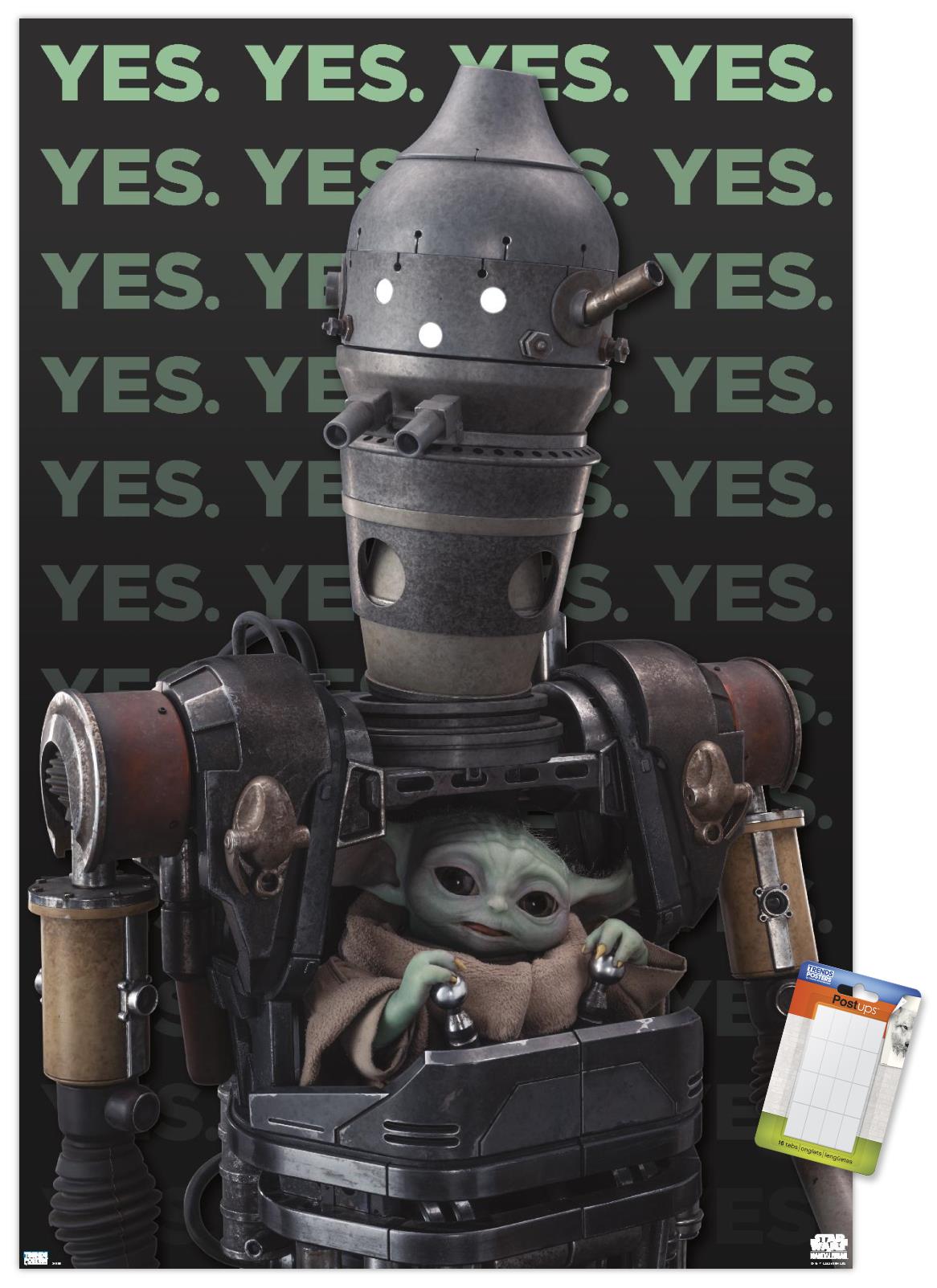 Star Wars: The Mandalorian Season 3 - Yes Wall Poster, 22.375" x 34 ...