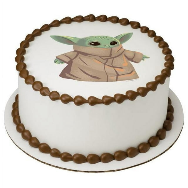 Star Wars The Mandalorian The Child Birthday Edible Image Cake Topper ...