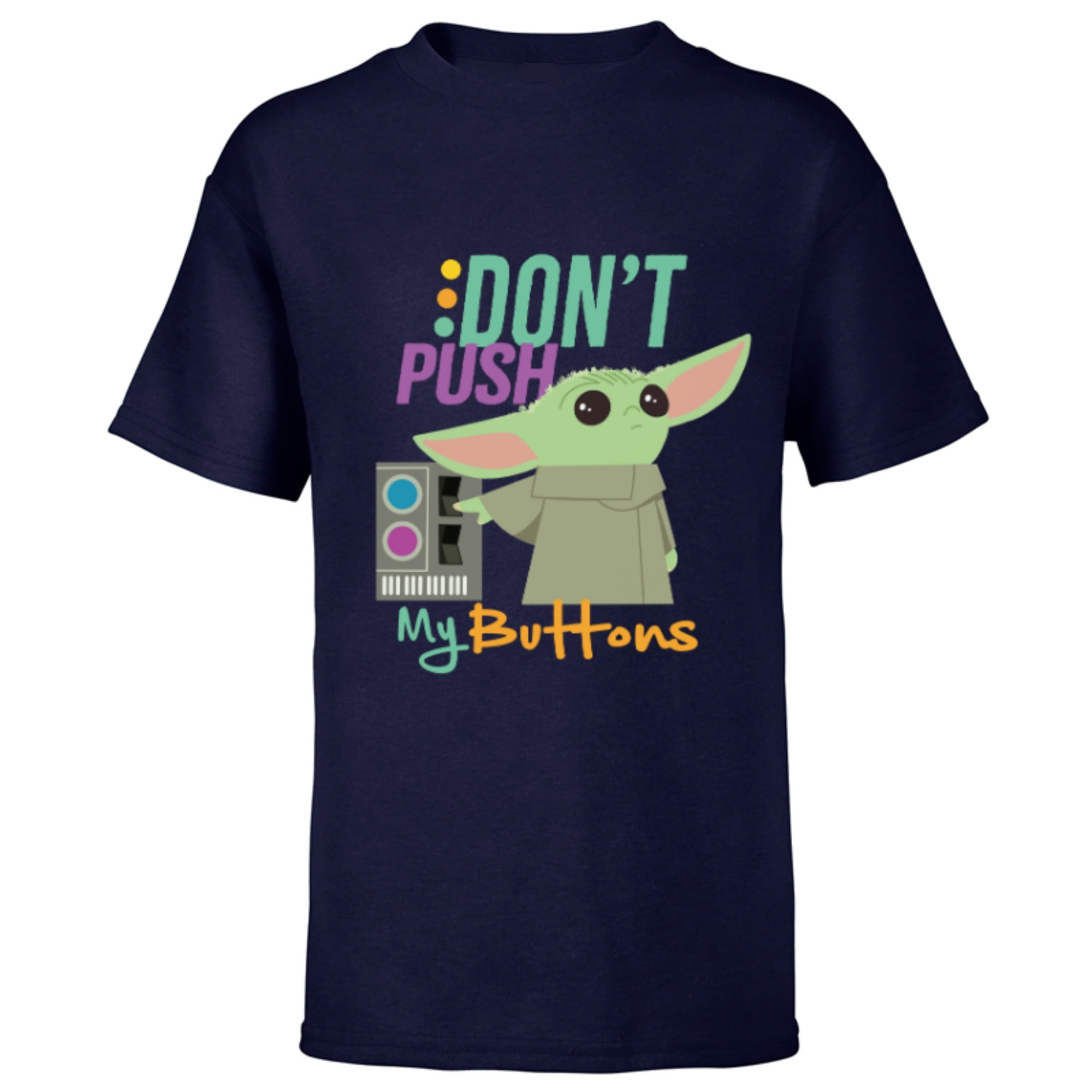 Star Wars The Mandalorian The Child Don't Touch My Buttons - Short ...