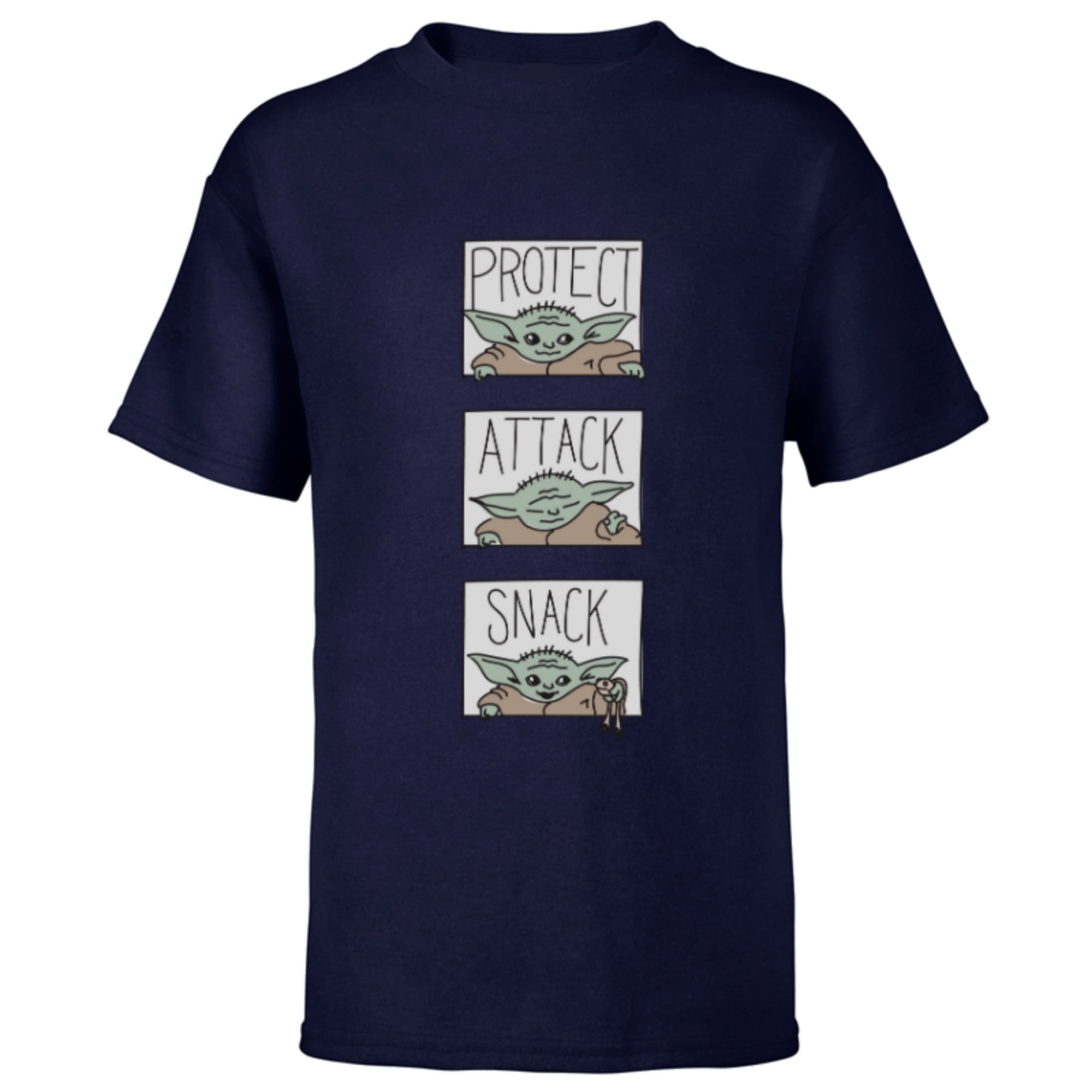 Star Wars The Mandalorian The Child Protect Attack Snack - Short Sleeve ...