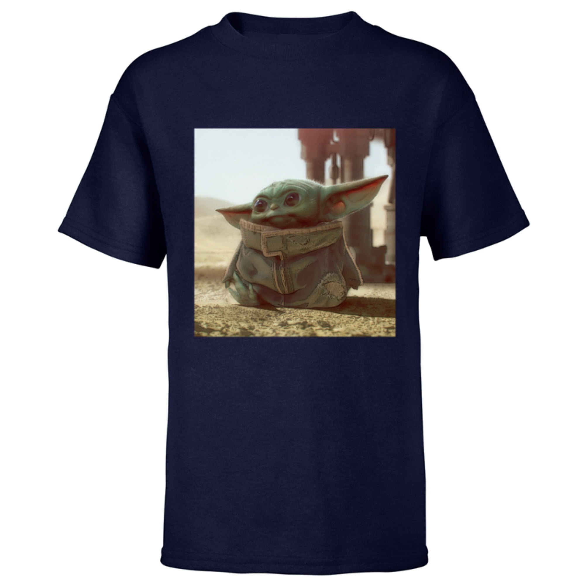 Star Wars The Mandalorian The Child Scene - Short Sleeve T-Shirt for ...
