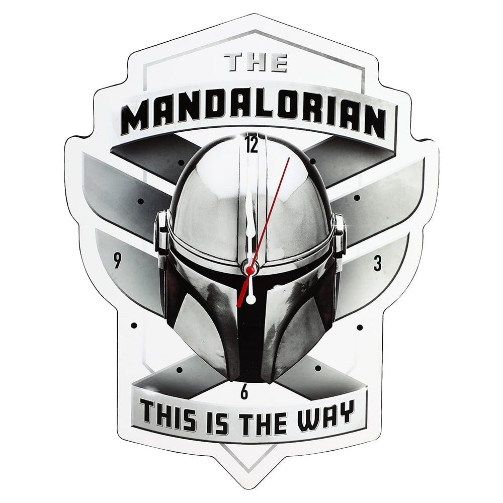 Star Wars The Mandalorian "This is the Way" Shaped Wall Clock - Walmart.com