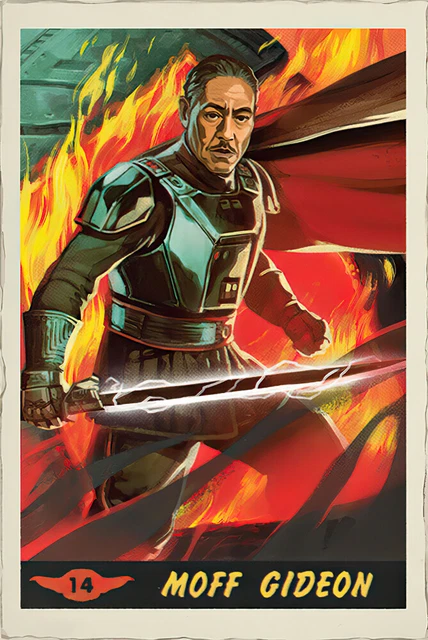 Star Wars: The Mandalorian - Tv Poster (Season 2 - Moff Gideon ...