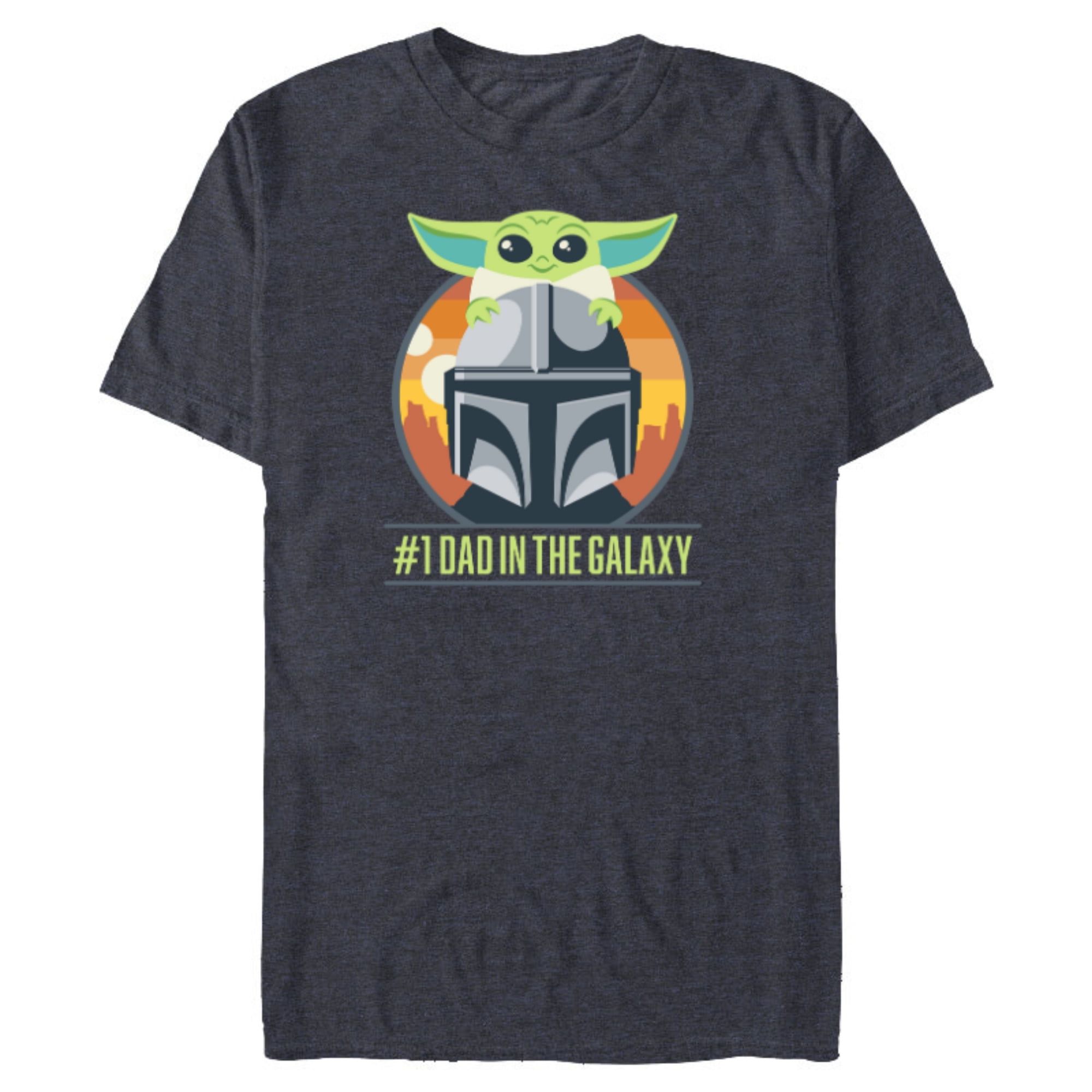 Star Wars The Mandalorian and Grogu #1 Dad in the Galaxy - Short Sleeve ...