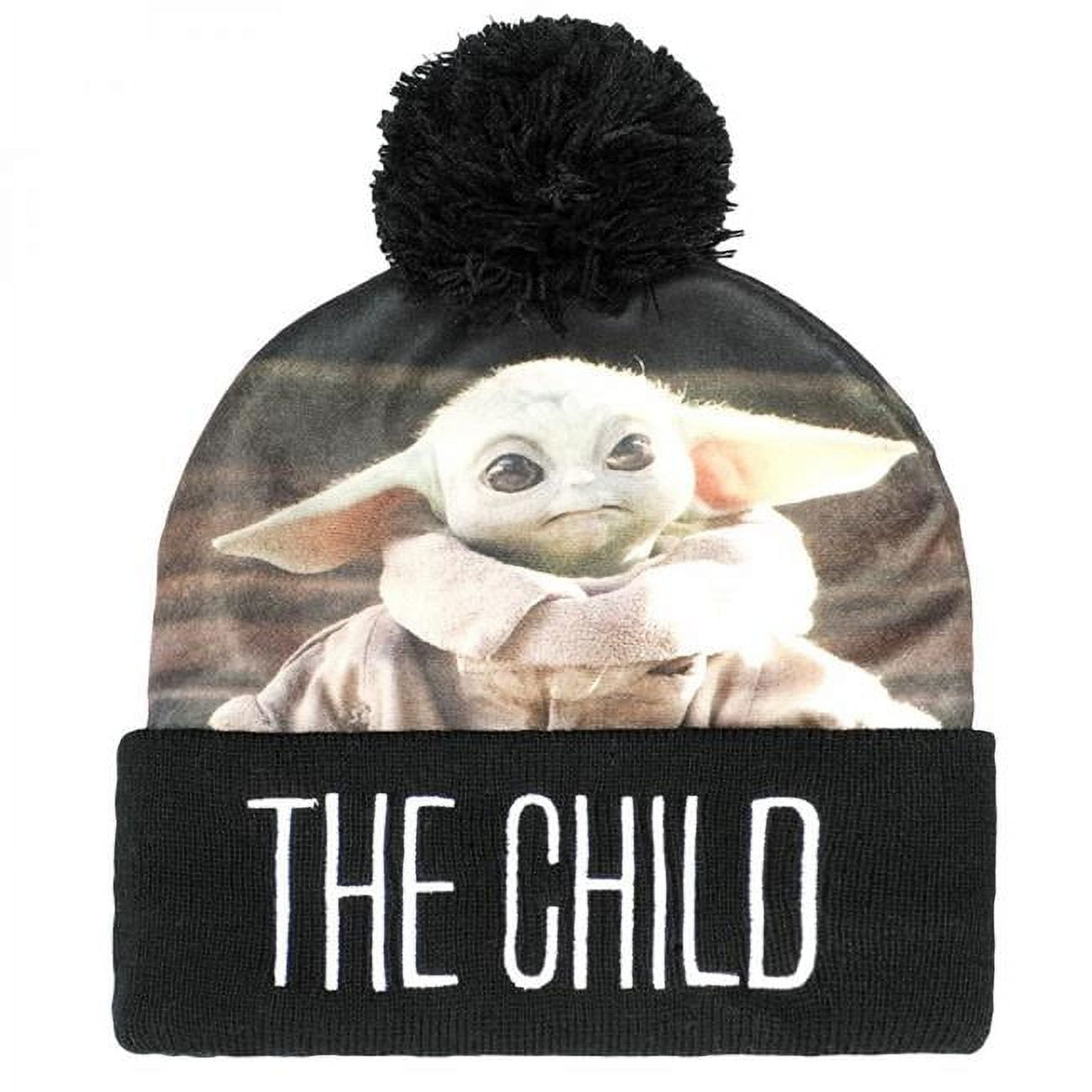 Star Wars The Mandalorian the Child Sublimated Cuff Pom Beanie ...