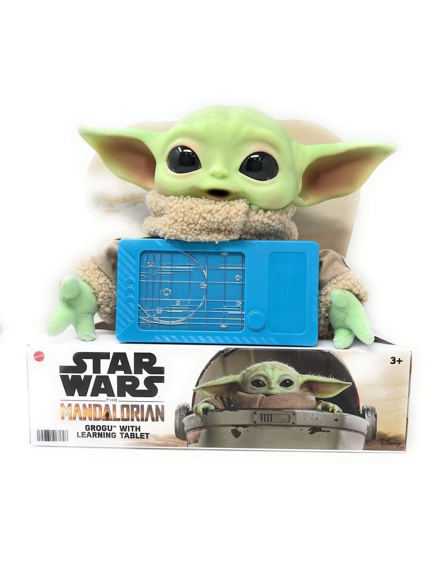 Mattel: Plush (Mandalorian), Grogu w/ Learning Tablet - Walmart.com