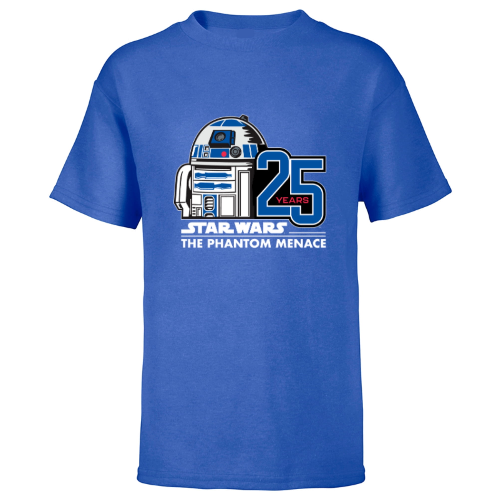 Star Wars The Phantom Menace 25th Anniversary Droid R2-D2- Short Sleeve ...
