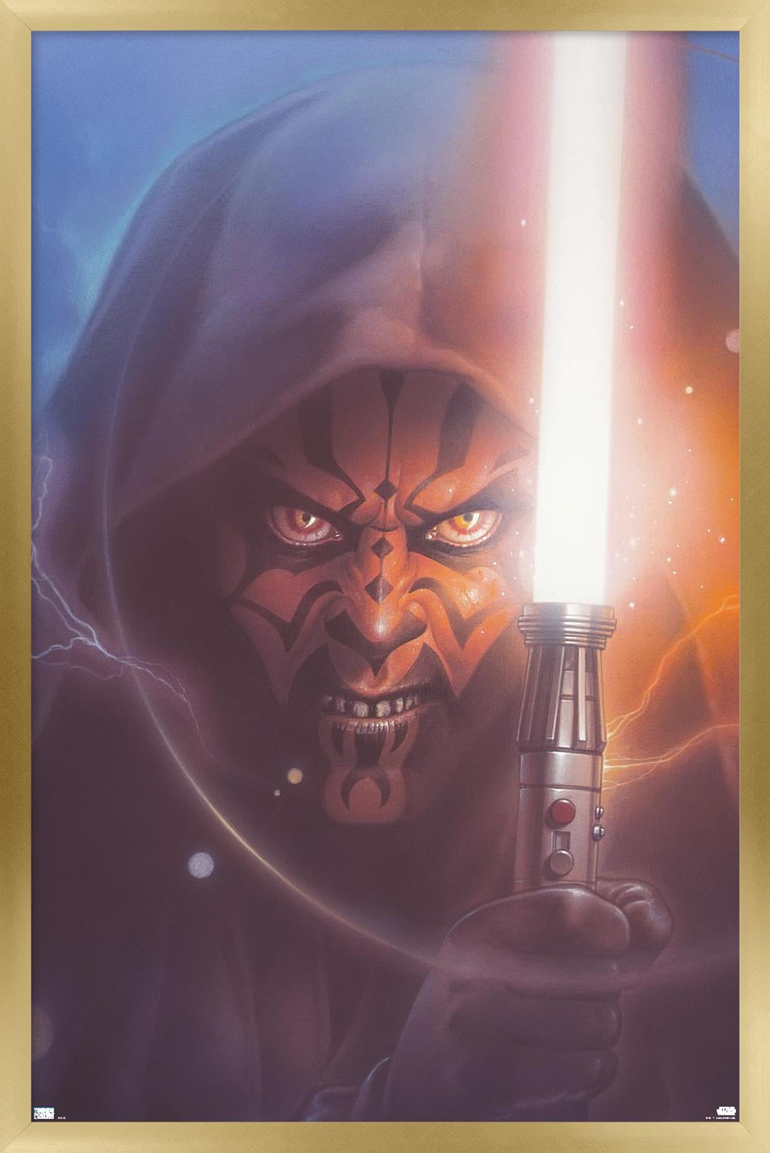 Star Wars: The Phantom Menace - Darth Maul Lightsaber Wall Poster, 22. ...