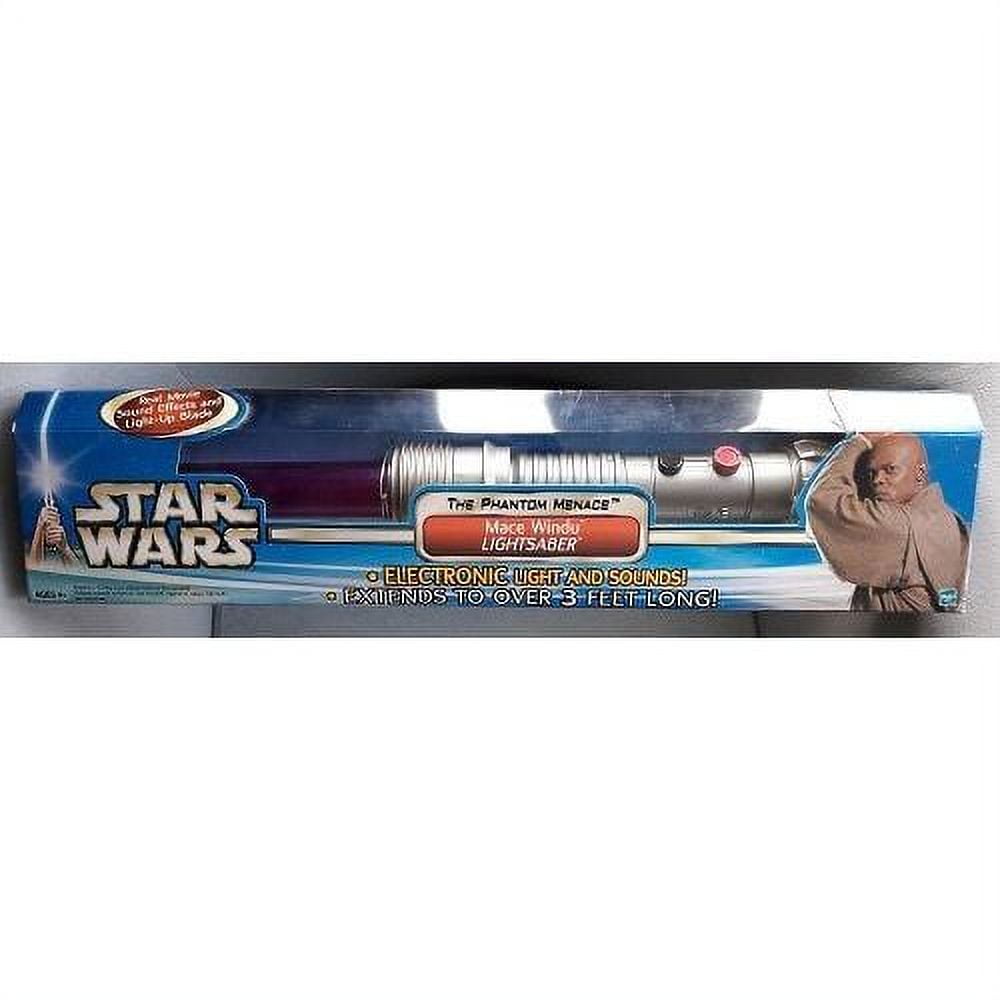 Star Wars The Phantom Menace Mace Windu Lightsaber - Walmart.com