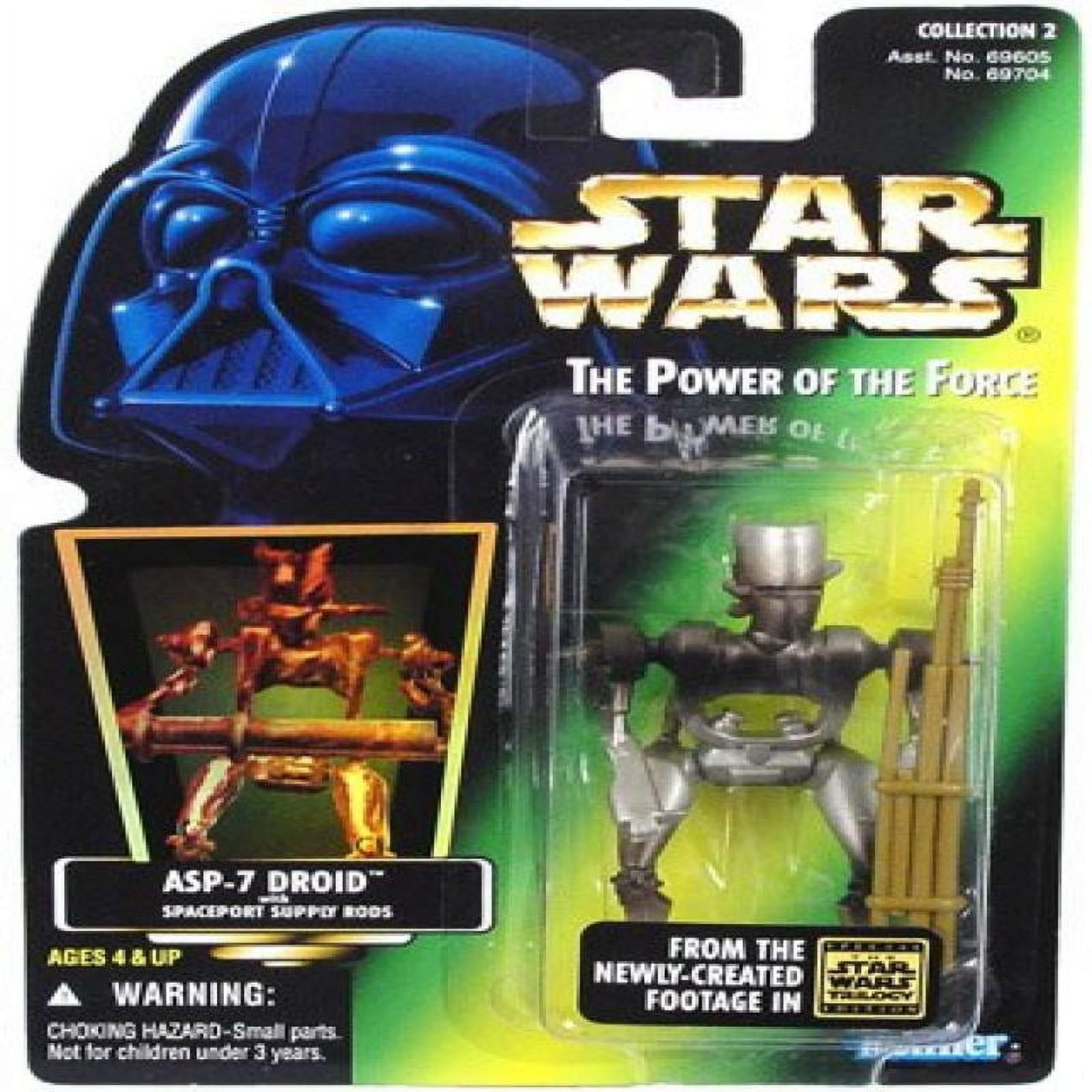 Star Wars The Power of the Force 4 Inch Action Figure - ASP-7 Droid ...