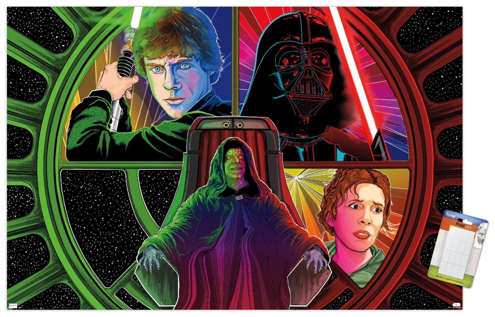 Star Wars: The Return Of The Jedi By Cole Thompson Wall Poster, 22.375 ...