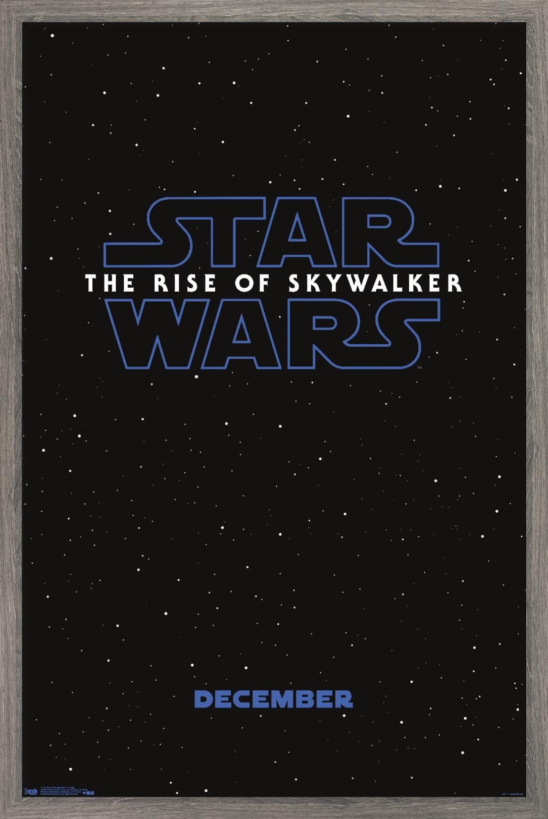 Star Wars: The Rise Of Skywalker - Logo Teaser One Sheet Wall Poster ...