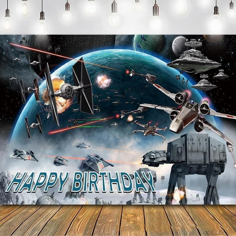 Star Wars Birthday Background Universe Wars Backdrop Boy Birthday