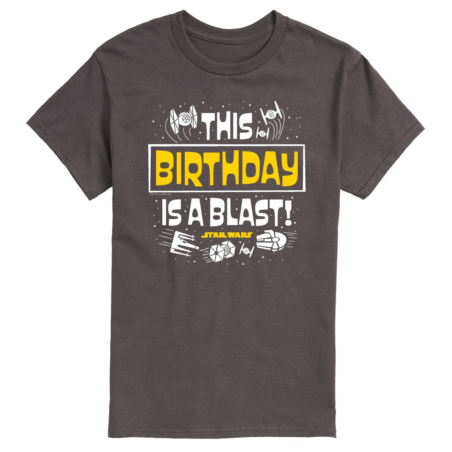 Star Wars - This Birthday Is A Blast - Men's Short Sleeve Tee - Walmart.com