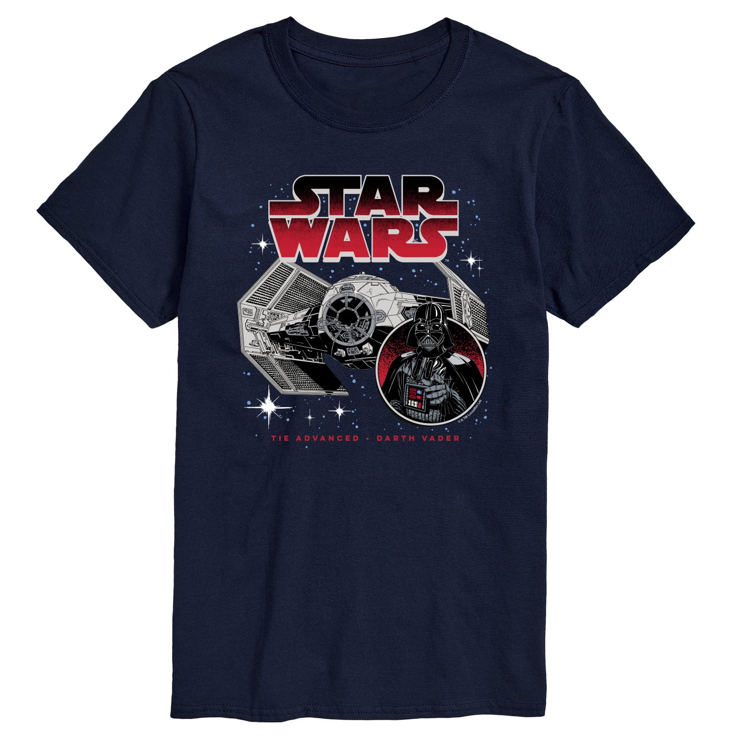 Star Wars - Tie Advanced Darth Vader - Men's Short Sleeve Tee - Walmart.com