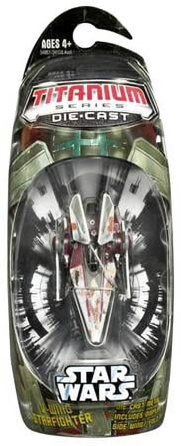 Star Wars Titanium Series 2006 V-Wing Starfighter Diecast Vehicle ...