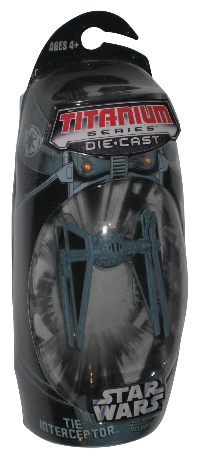 Star Wars Titanium Series TIE Interceptor Die-Cast Toy - Walmart.com