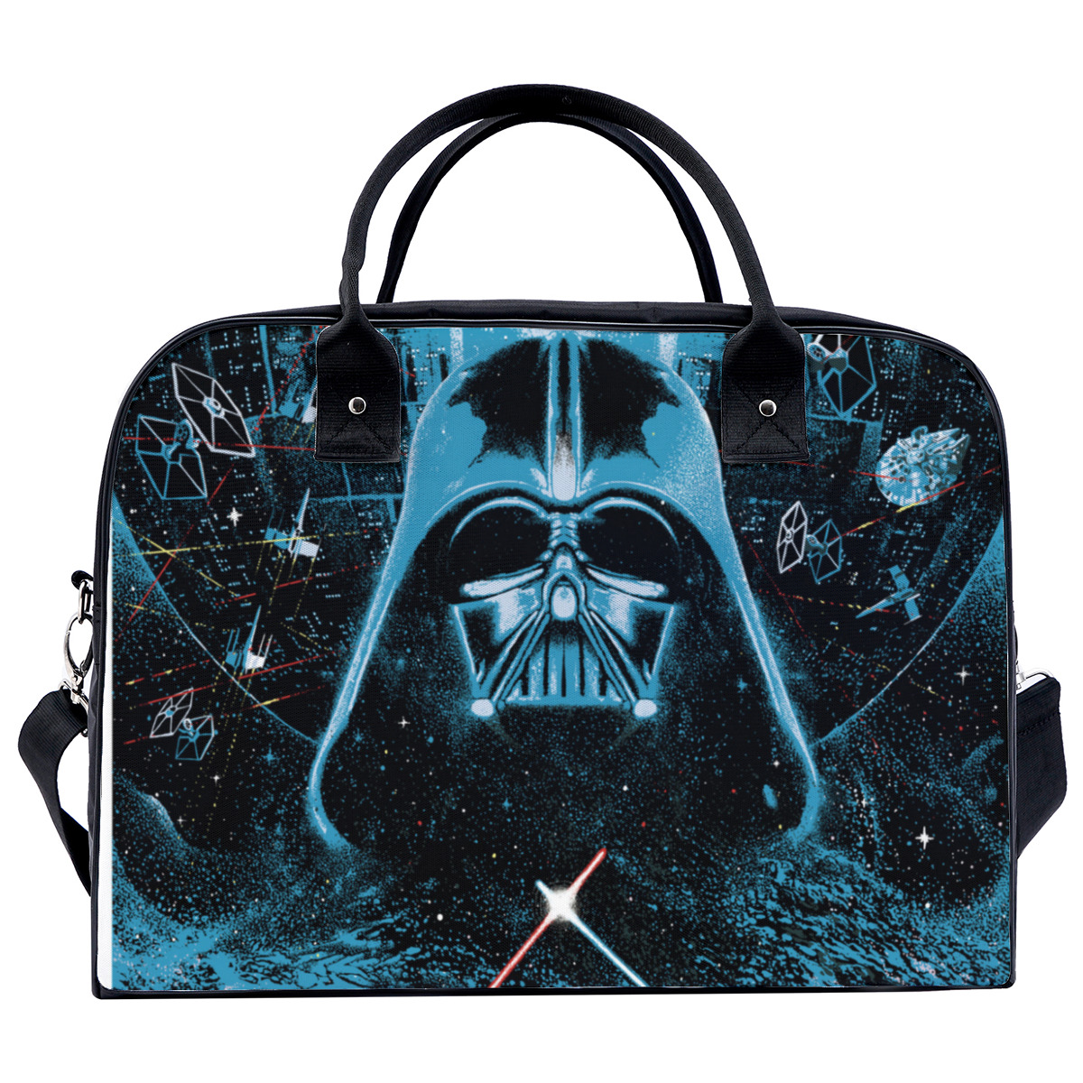 Star Wars Tote Duffel Bag Cartoon All Over Print Weekender Travel Tote ...