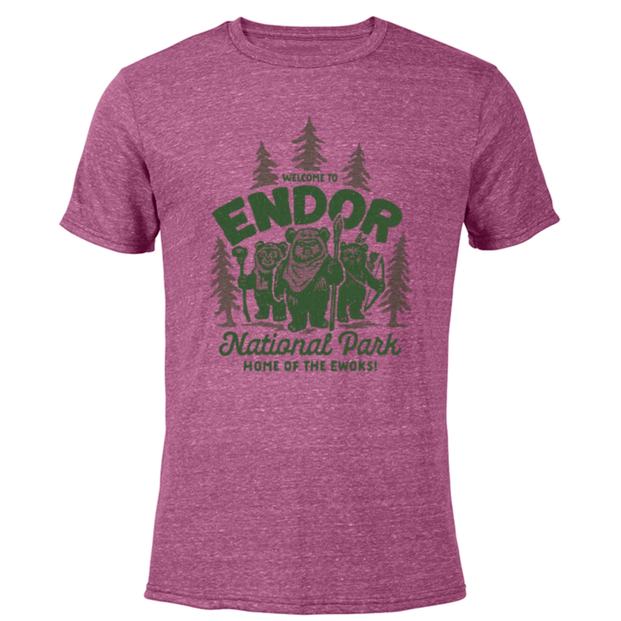 Star Wars Travel Vacation Endor National Park Ewoks - Short Sleeve ...